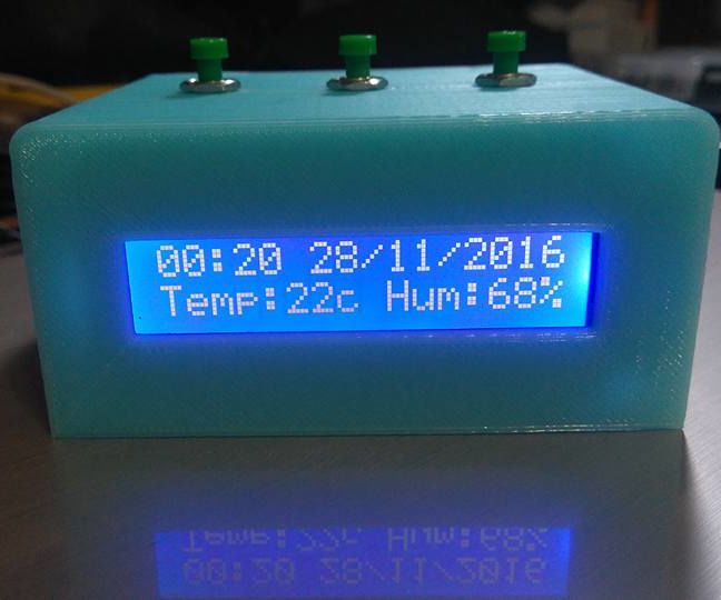 Arduino Digital Clock & Thermometer (+3D Printer Files) : 5 Steps (with Pictures) - Instructables