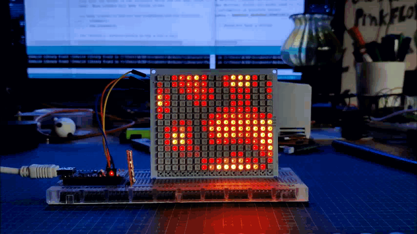 Custom 16x16 WS2812 Mini Matrix Project : 15 Steps (with Pictures ...