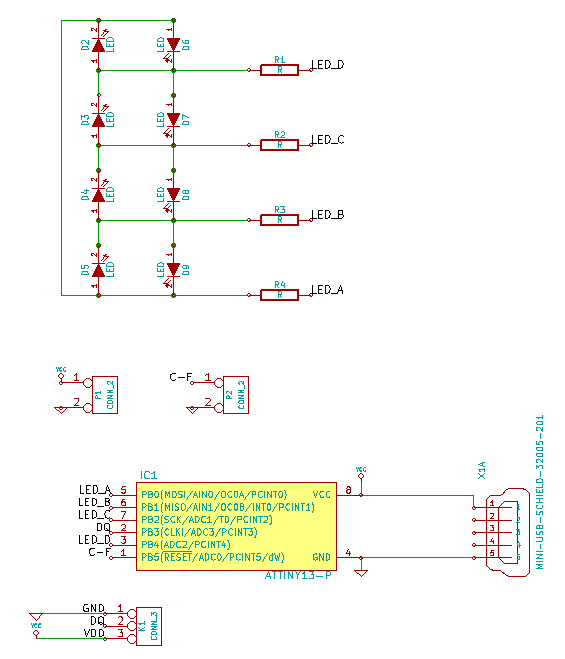 Binary Thermometer USB Powered : 8 Steps - Instructables