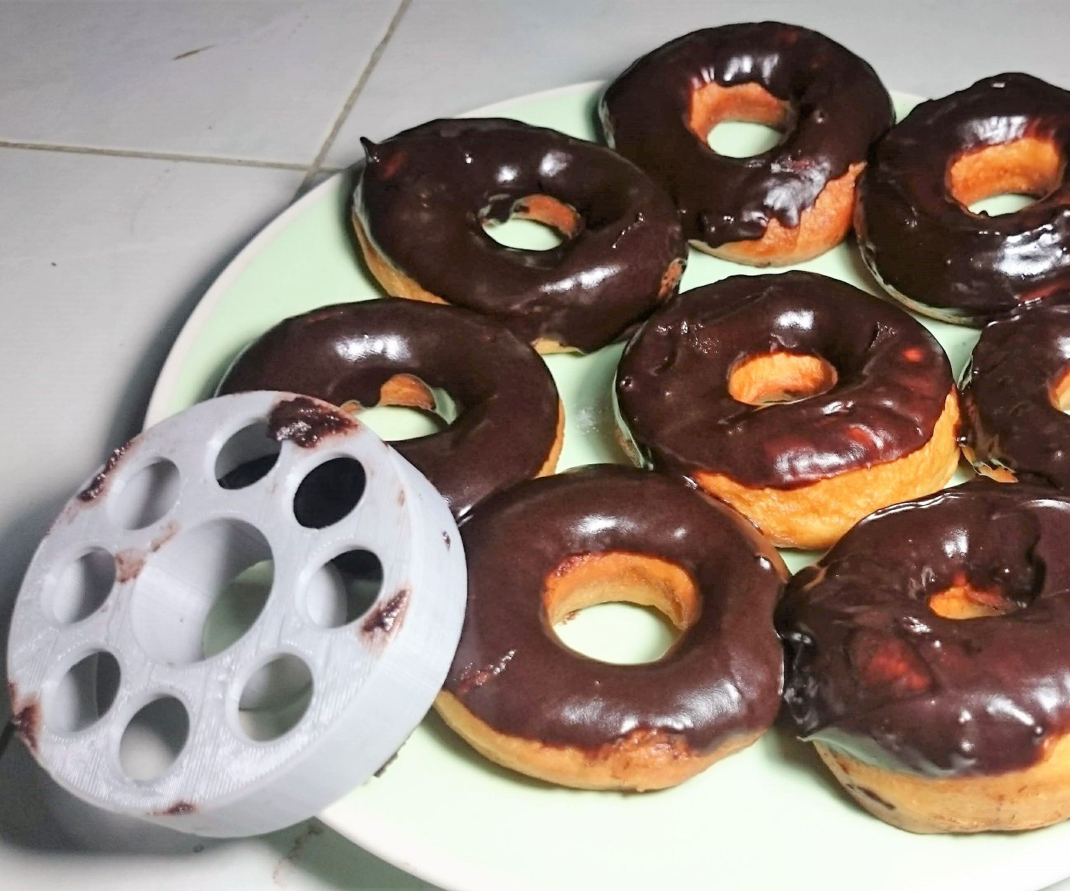 Easy Chocolate Donuts (3D Printed Donut Cutter!) : 6 Steps - Instructables