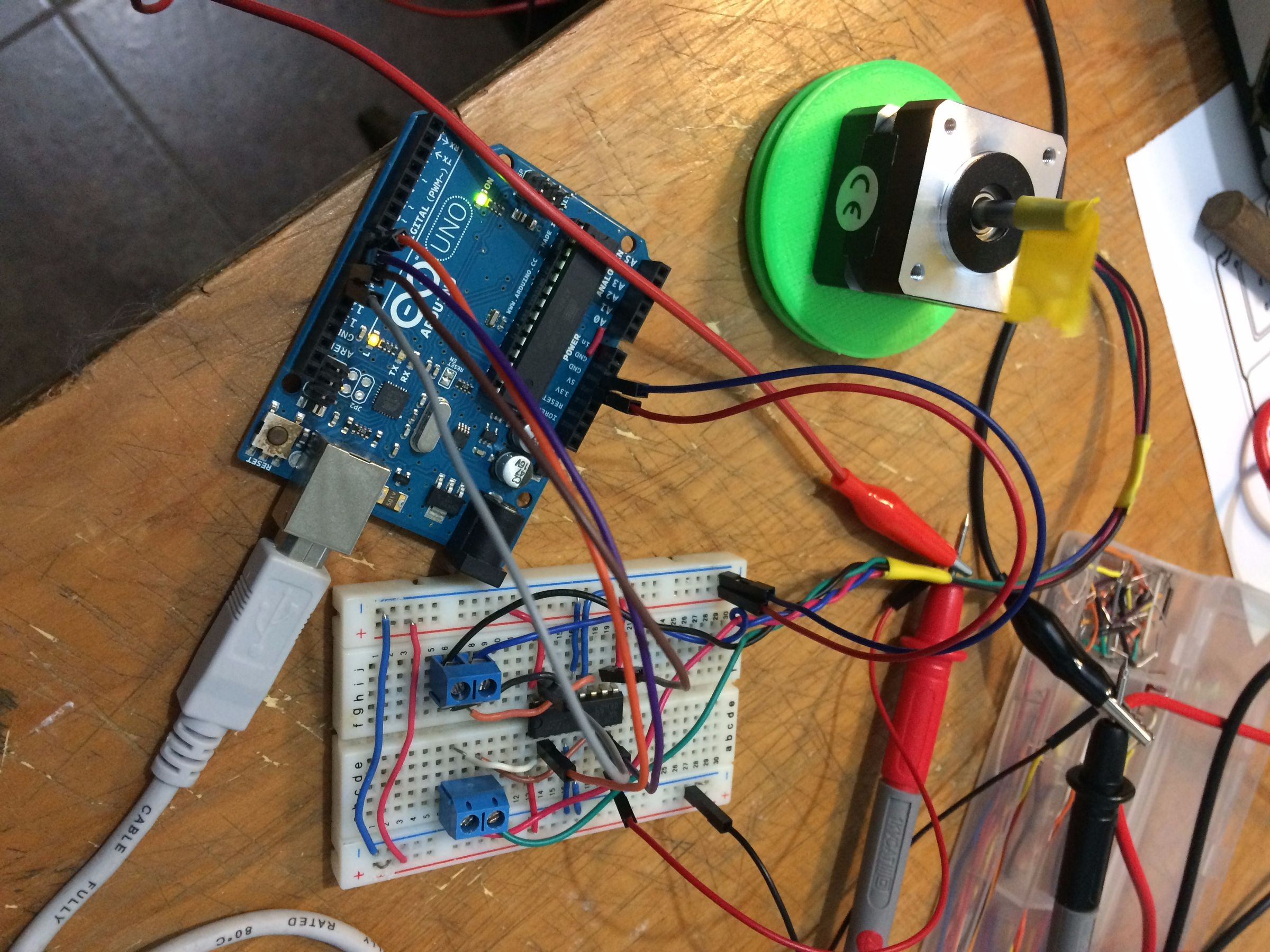Arduino : How to Control a Stepper Motor With L293D Motor Driver : 5 ...