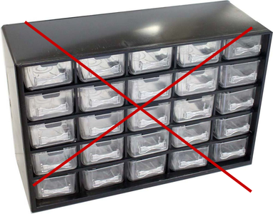 The (almost) Perfect Rack Organizer for Electronic Components and Other Tiny Things... : 6 Steps ...