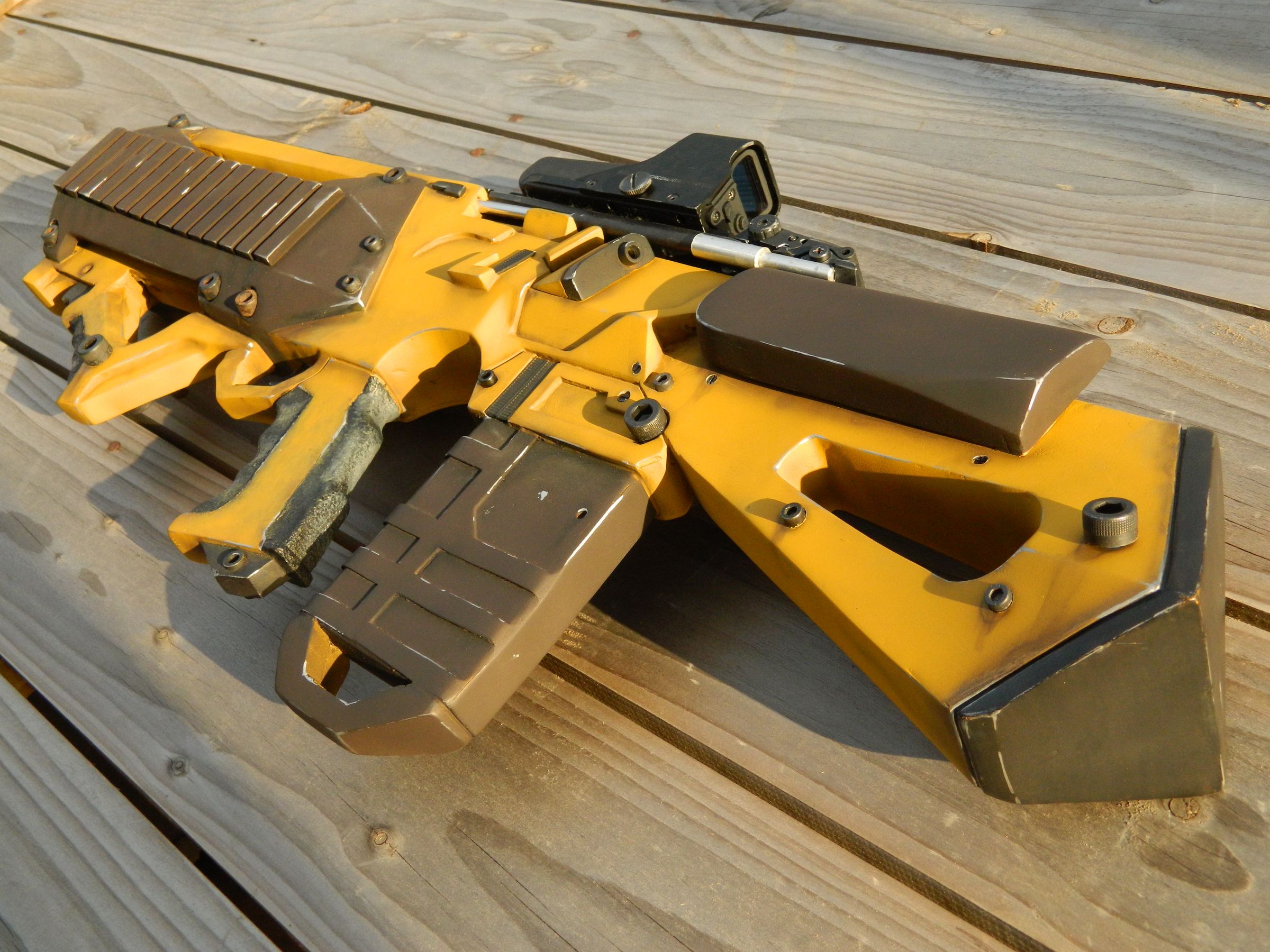Borderlands Concept Assault Rifle Prop Replica : 14 Steps (with ...