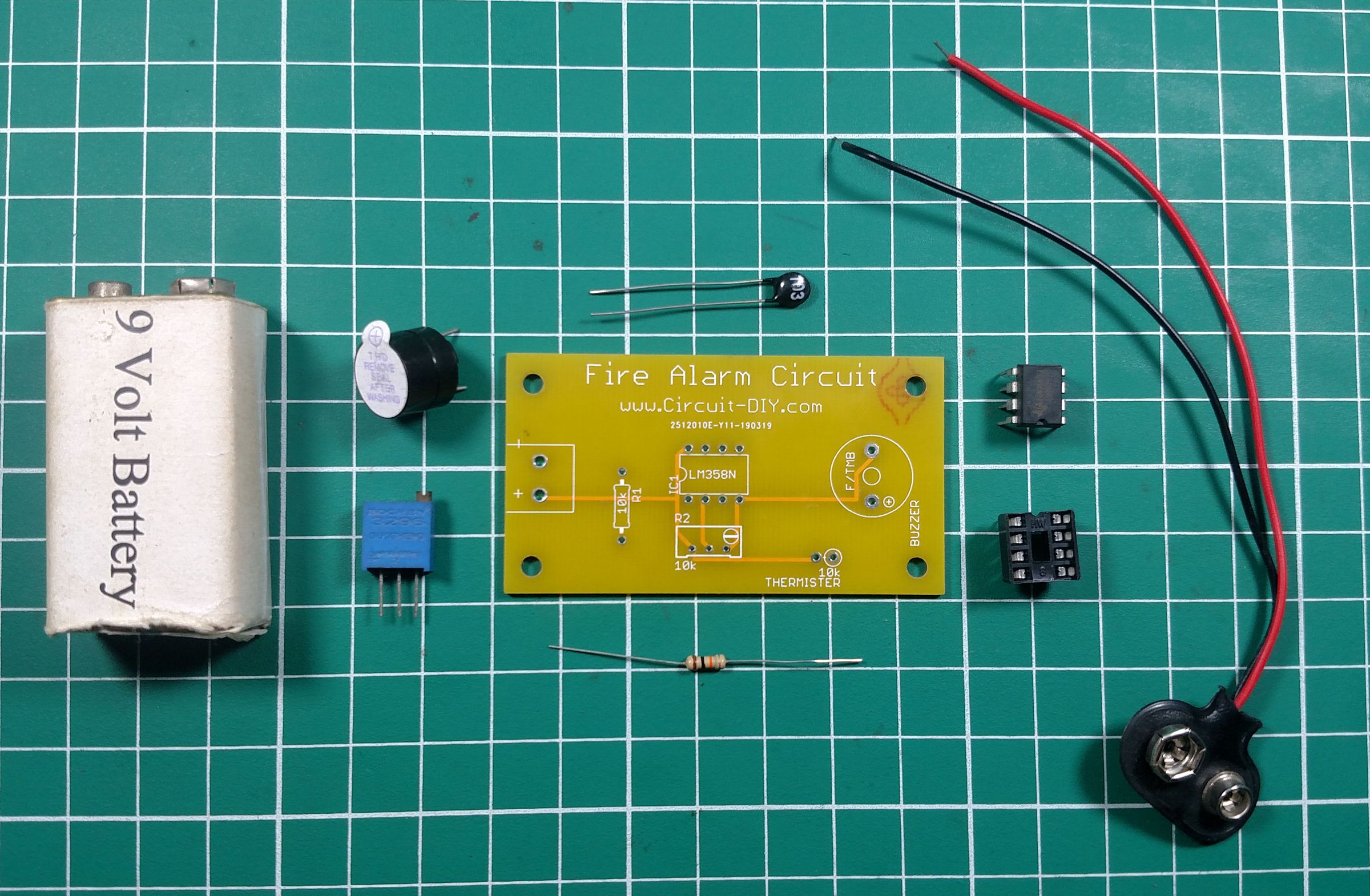 Simple Fire Alarm Circuit : 3 Steps - Instructables