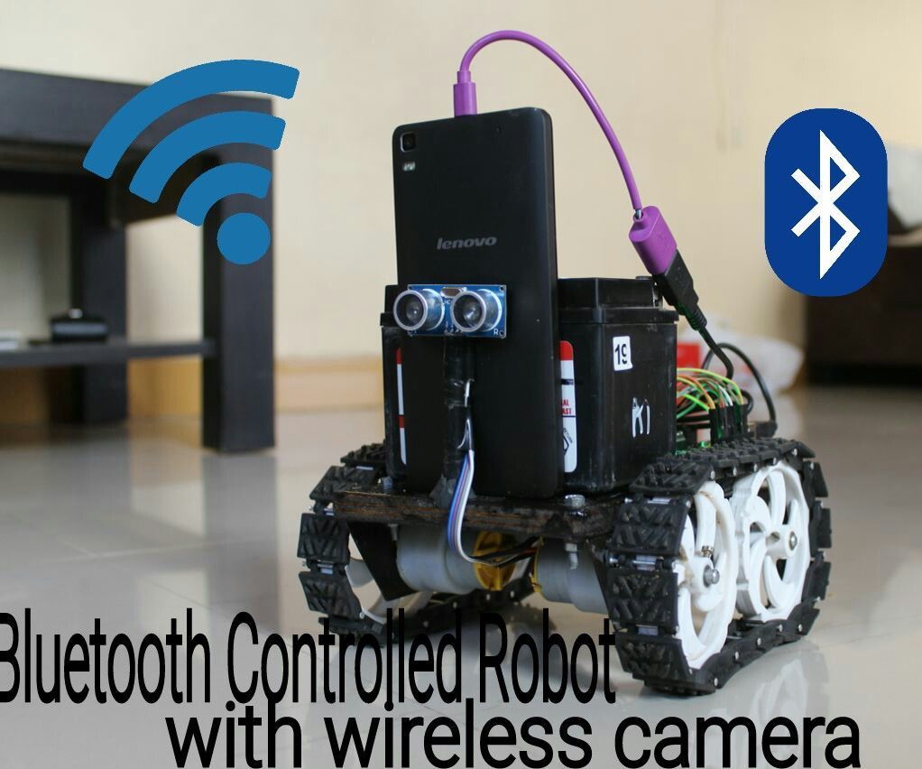Bluetooth Controlled Robot With Spy Wireless Camera : 5 Steps (with ...