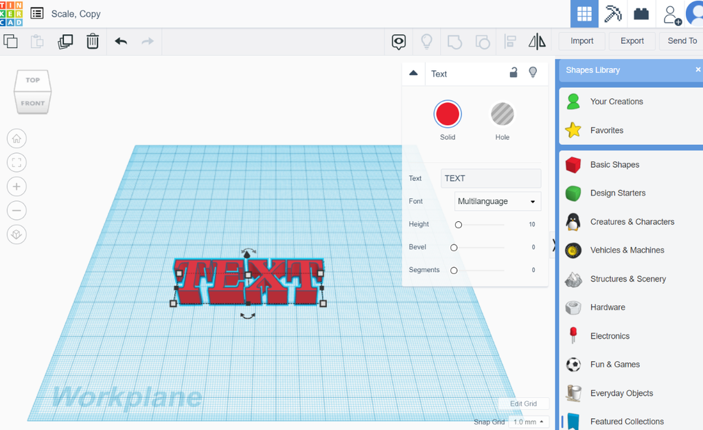 Custom Fonts in Tinkercad - Personalized Stocking Tags : 5 Steps (with ...
