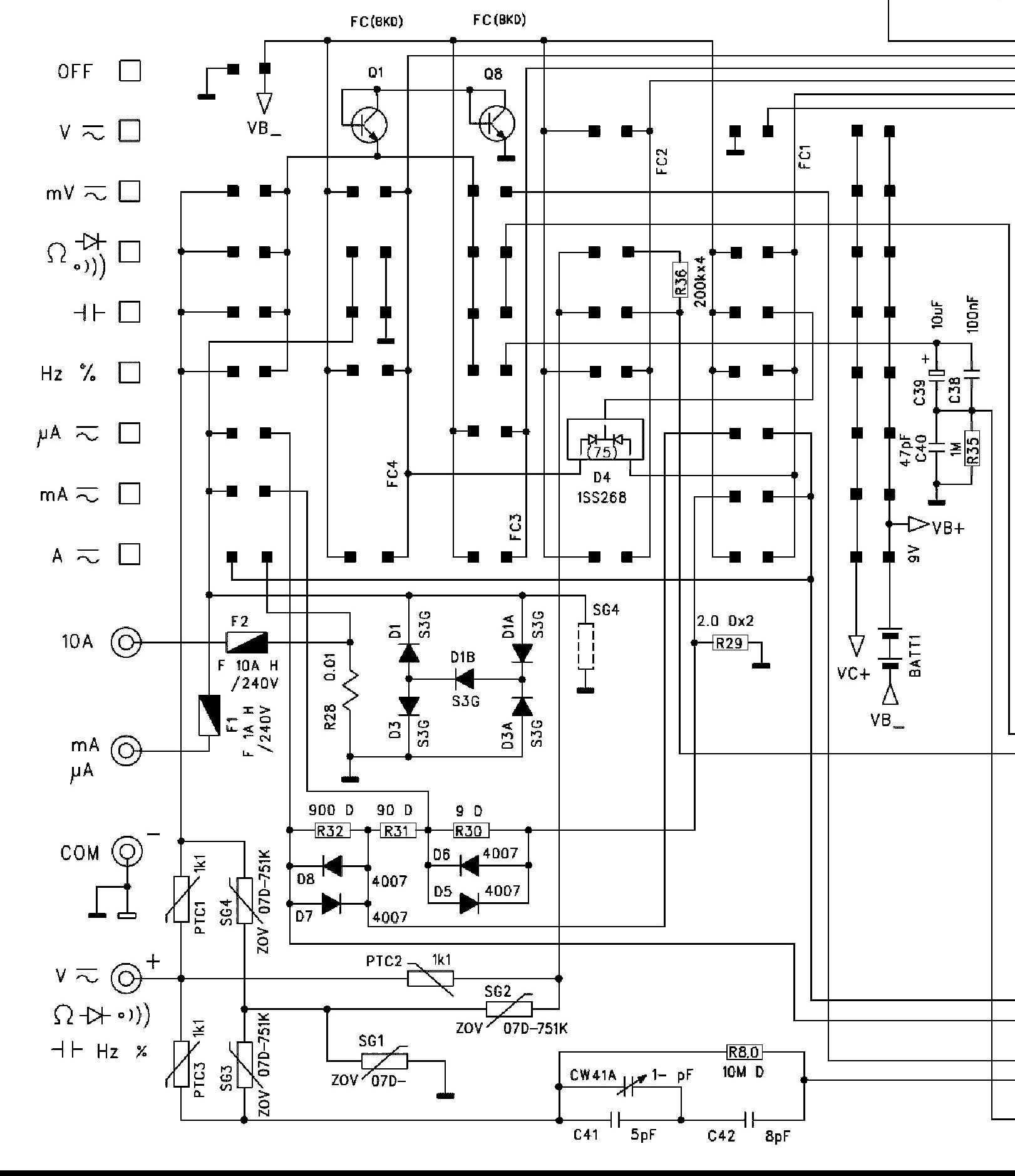 Voltage and Current Protection Upgrades for UNI-T UT61E : 11 Steps ...