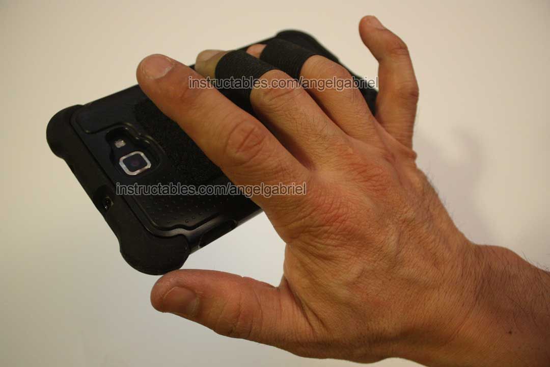 Cell Phone Finger Strap, Never Drop IPhone or Android Again! : 5 Steps ...