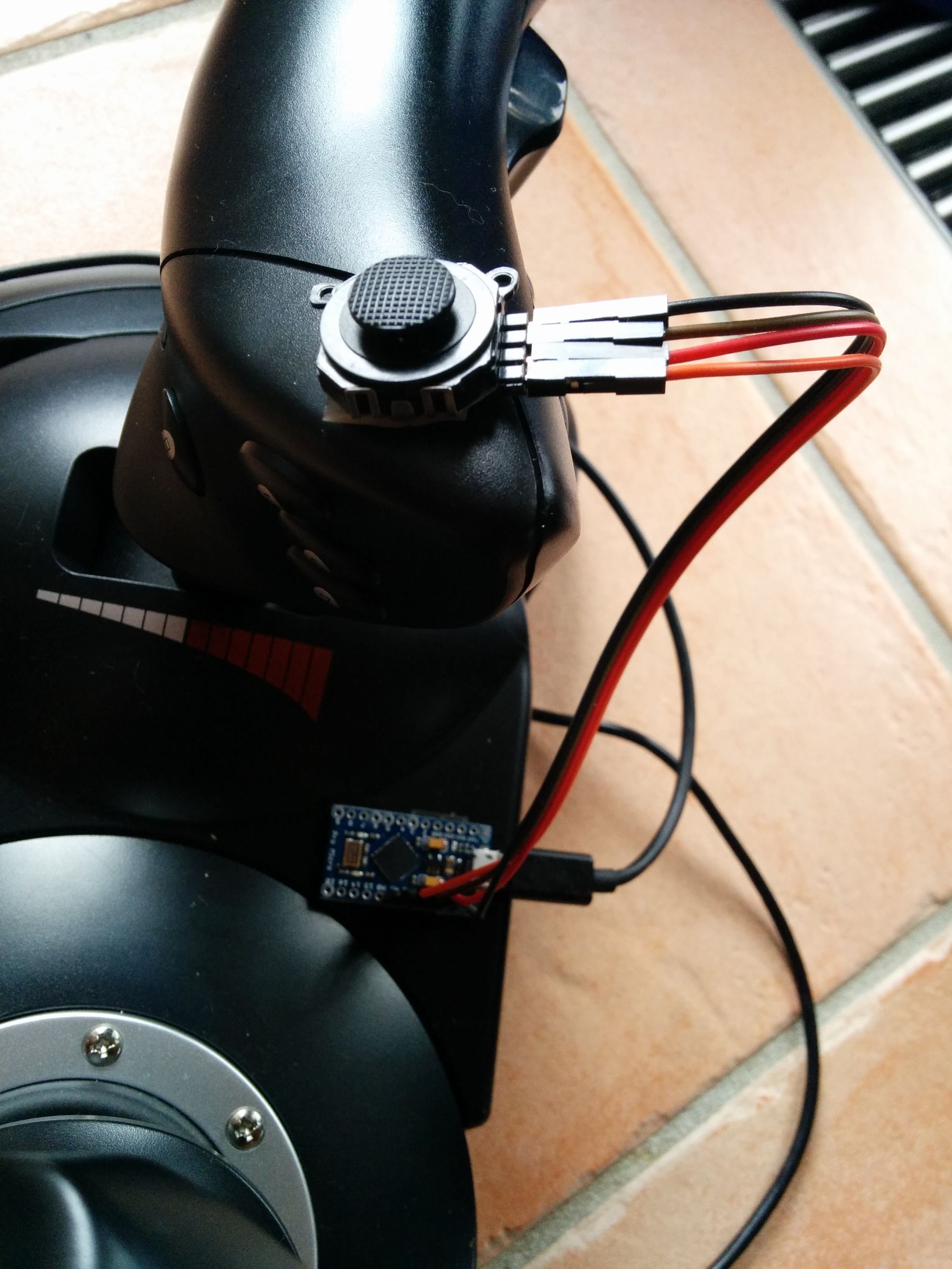 Add a Little Two Analog Axis Thumb Joystick to Your Existing Joystick ...