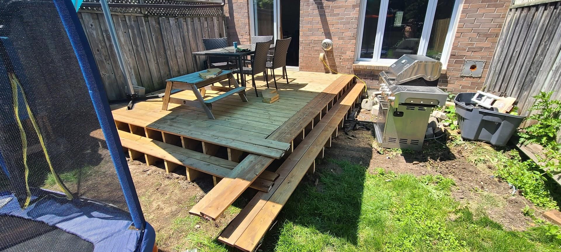 10' X 12' Backyard Deck : 8 Steps (with Pictures) - Instructables