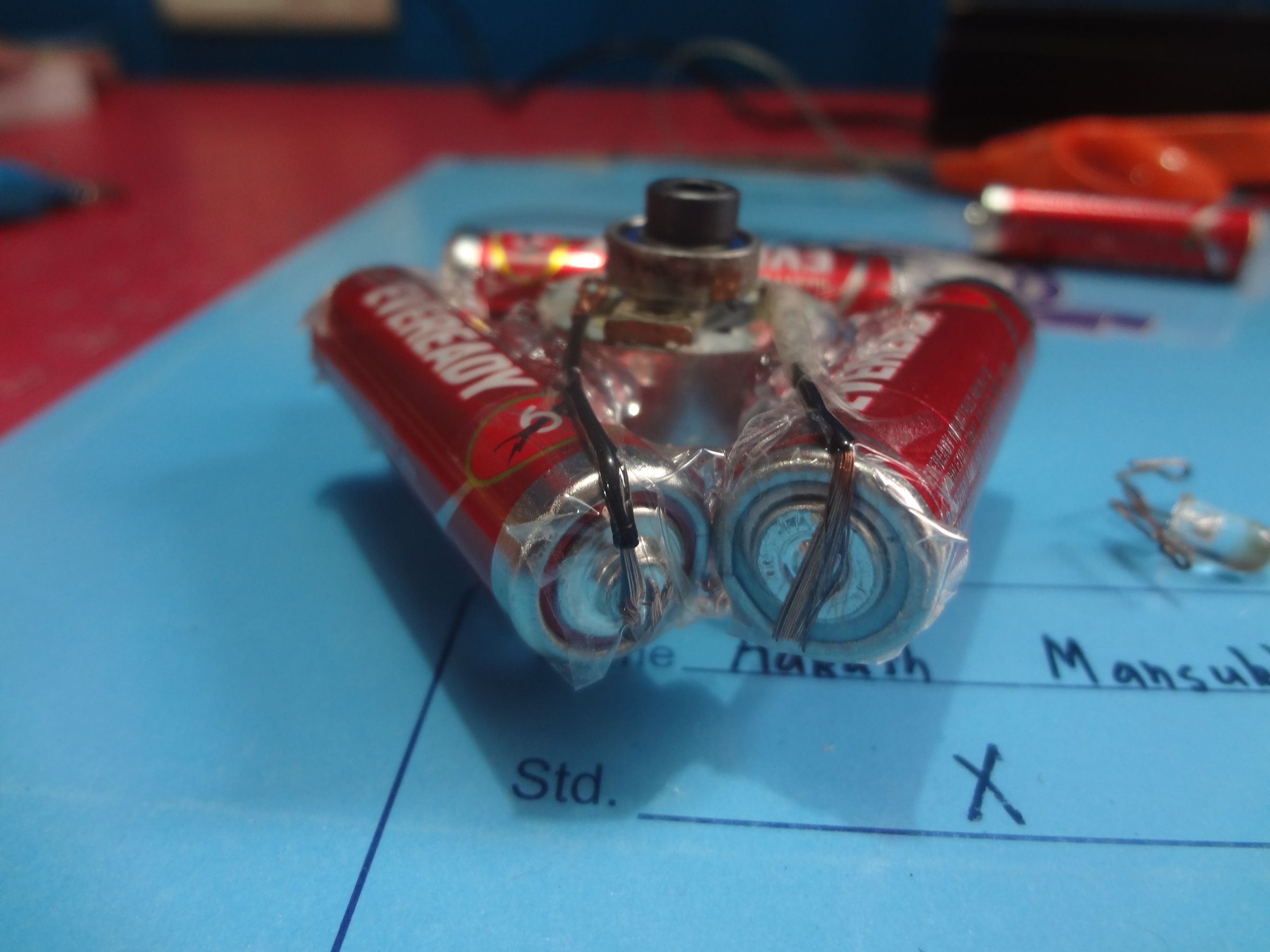 DIY Battery Powered Fidget Spinner(spins for 12hrs!) : 7 Steps (with ...