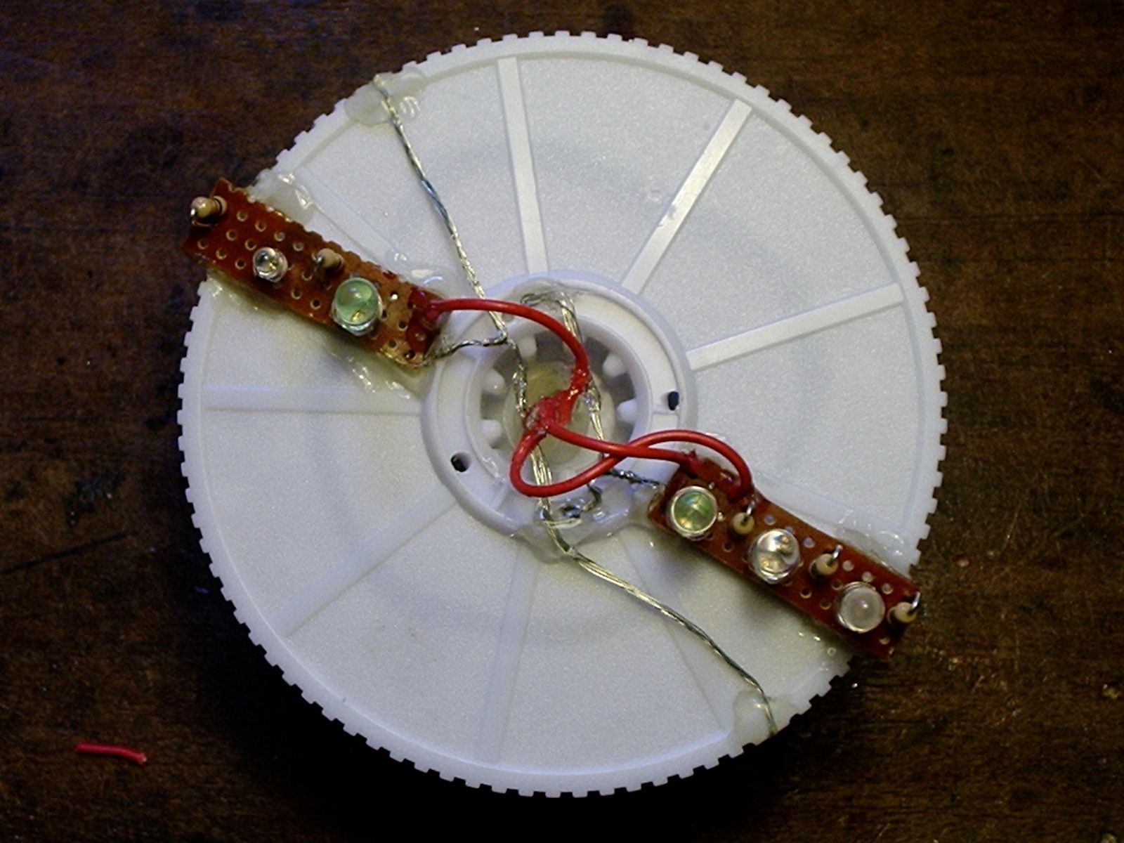 How to Build This Amazing Spinning Rainbow Light Wheel!!! : 10 Steps ...