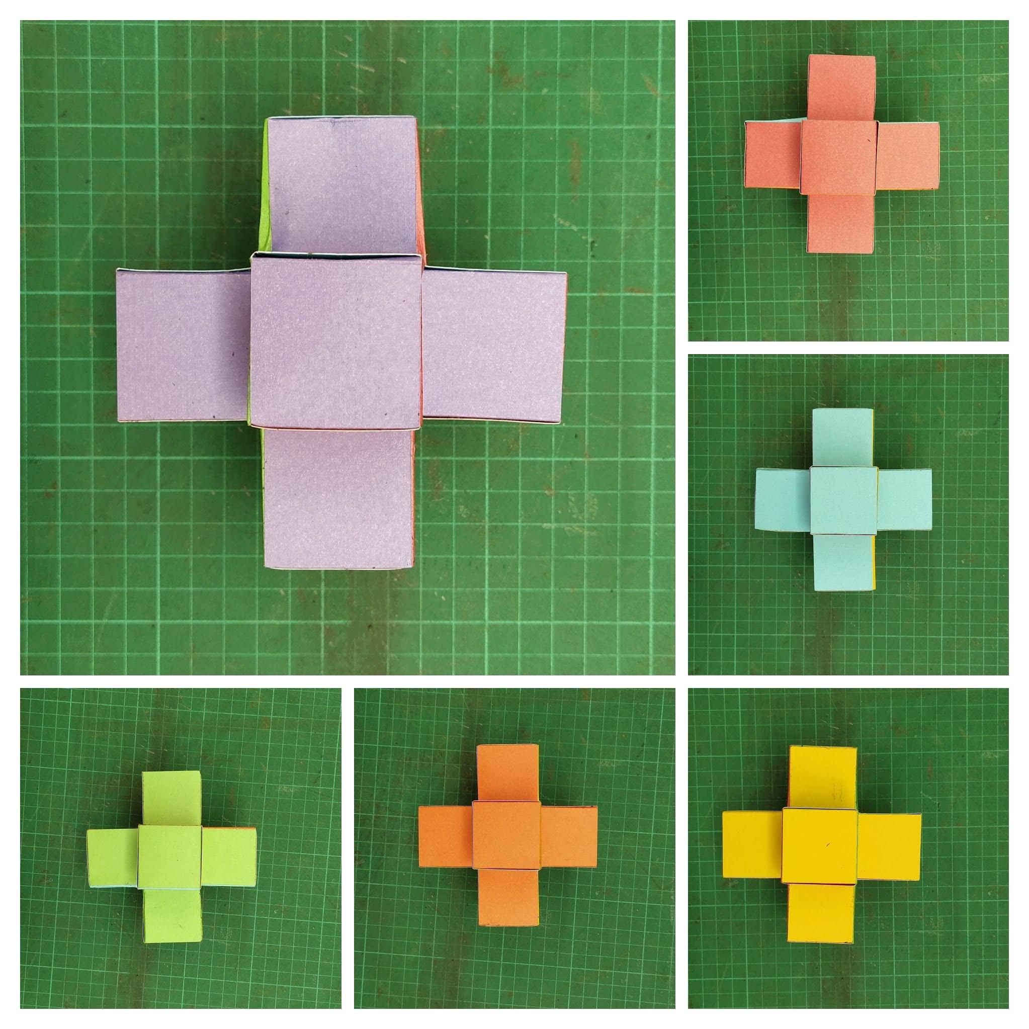 Rainbow Colored 3D Paper Cross : 5 Steps (with Pictures) - Instructables