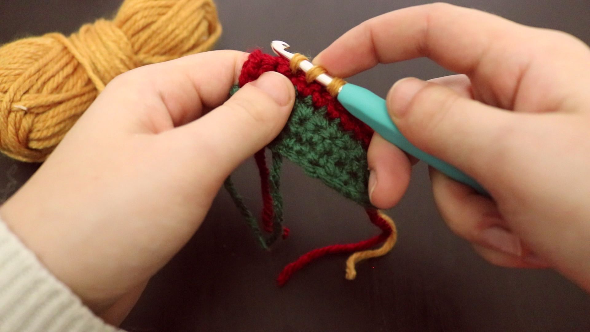 Intro to Crochet - Christmas Stocking : 6 Steps (with Pictures ...