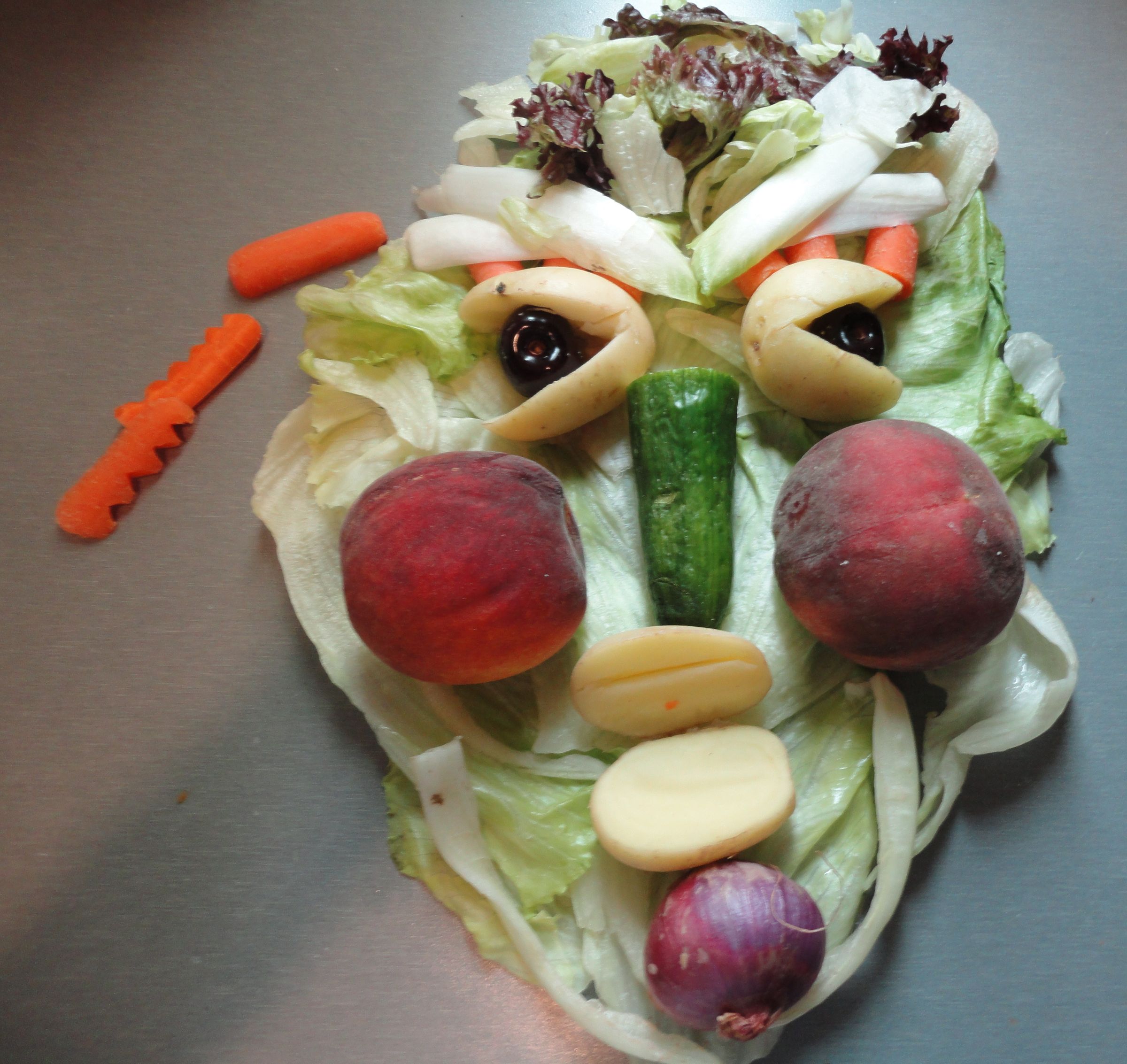 Food Face : 13 Steps (with Pictures) - Instructables