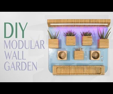 Modular Wall Garden From a Single Plywood Sheet : 10 Steps (with ...