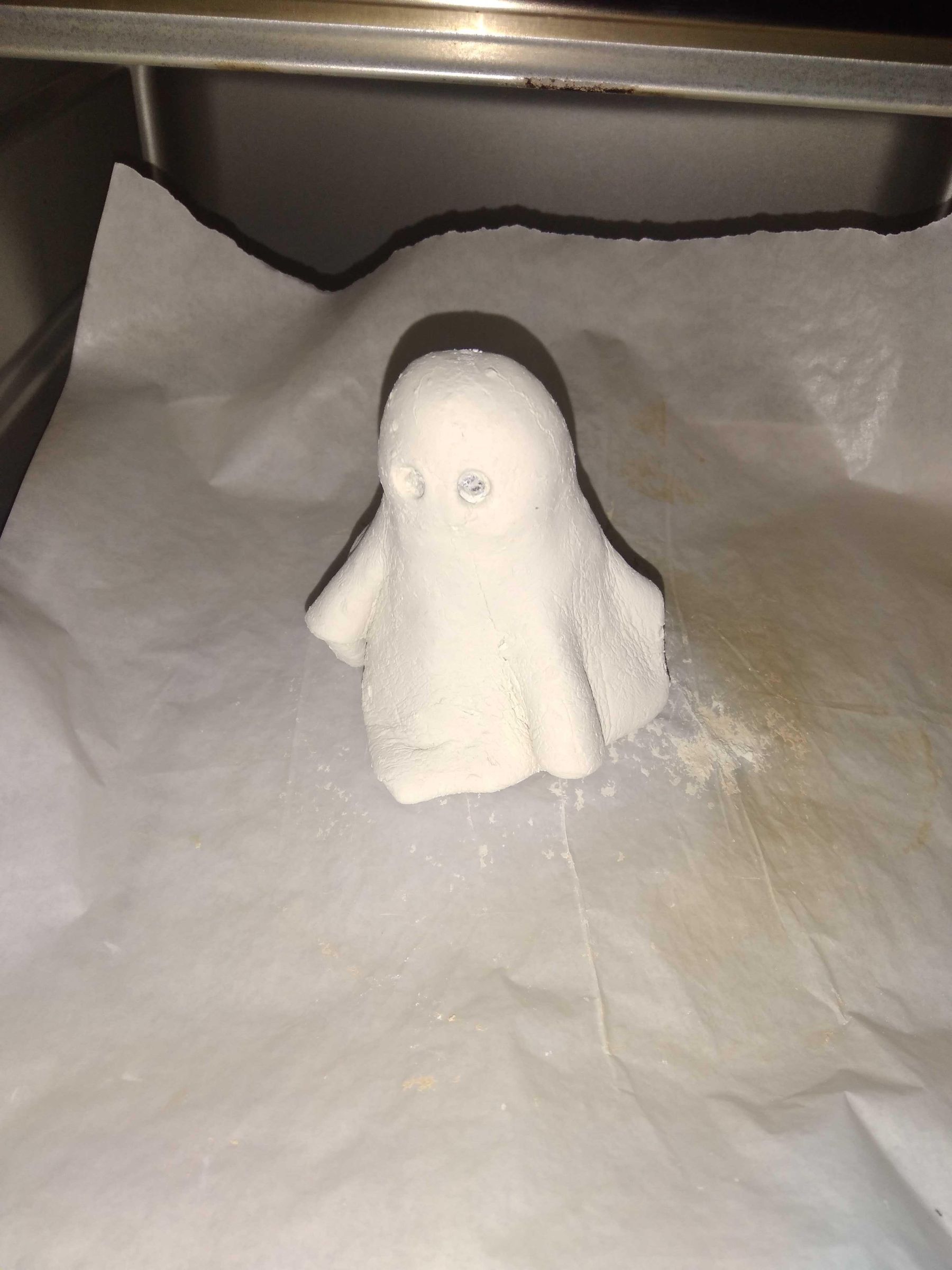 How to Make a Flickering Eyes Ghost With Homemade Clay : 7 Steps (with ...