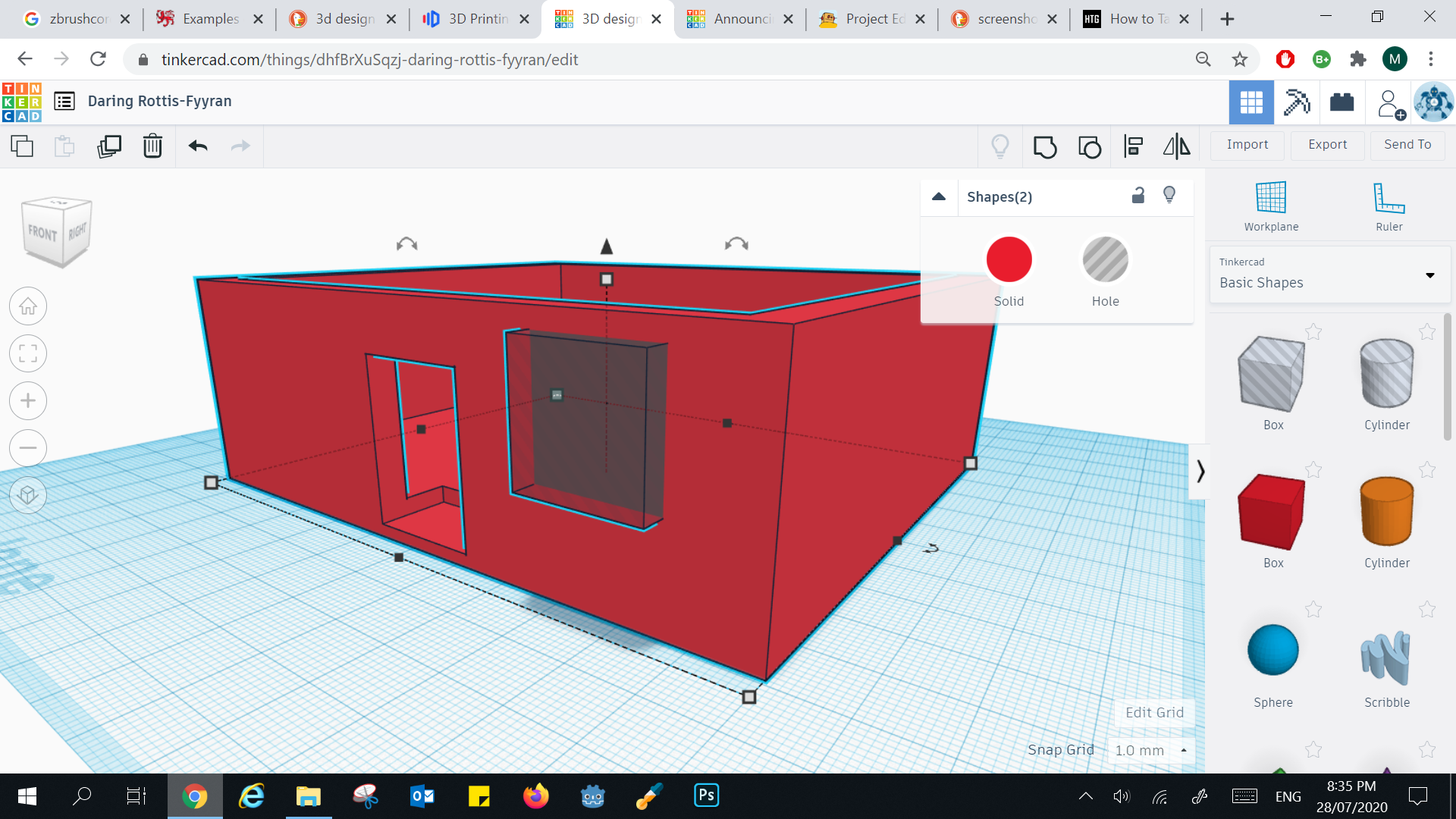 Basic Tinkercad House : 5 Steps - Instructables