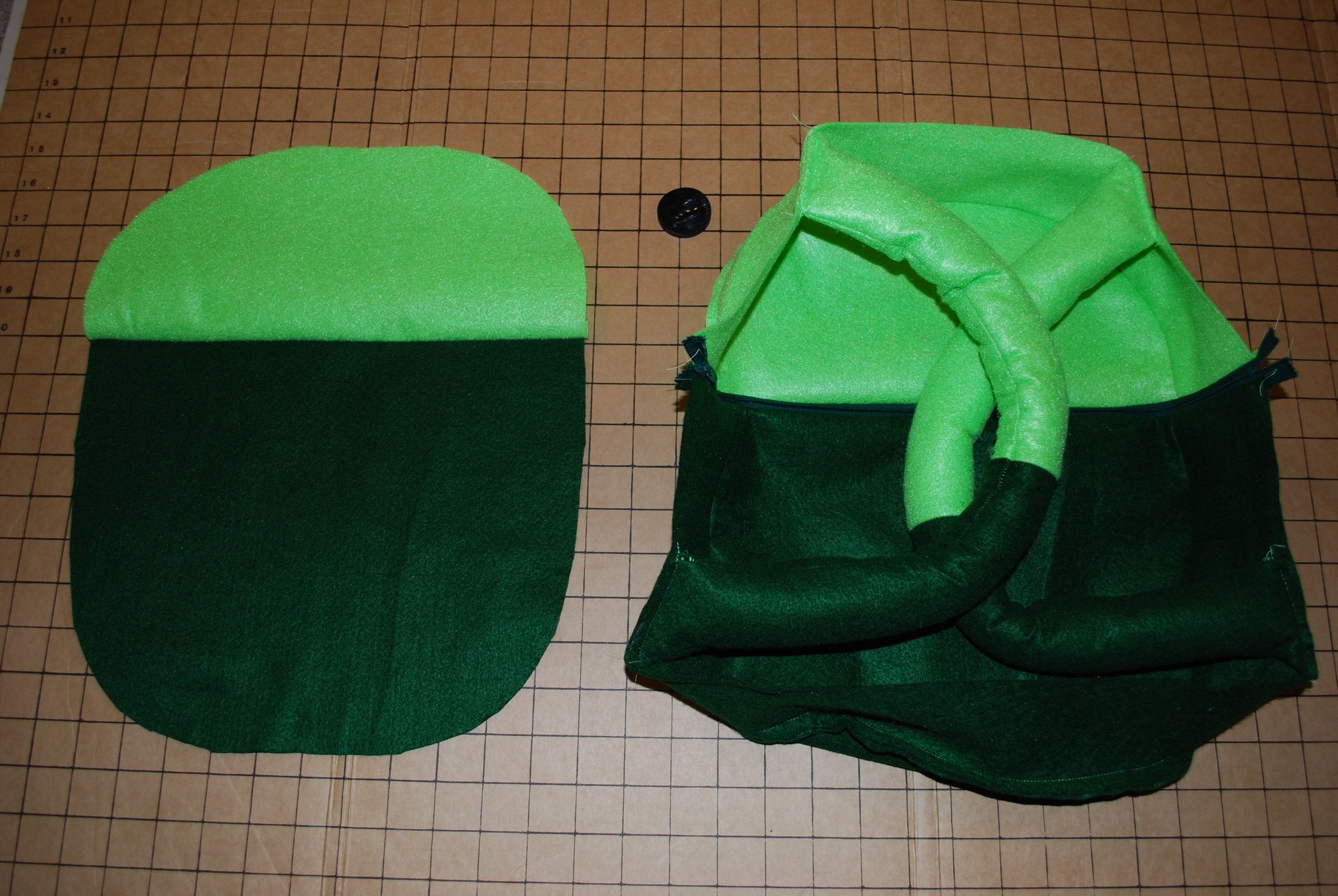 Adventure Time! Finn Costume! Backpack (functional, With Zipper Opening ...