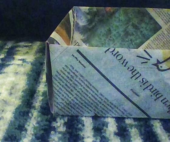 Large Newspaper Origami Boxes : 7 Steps - Instructables