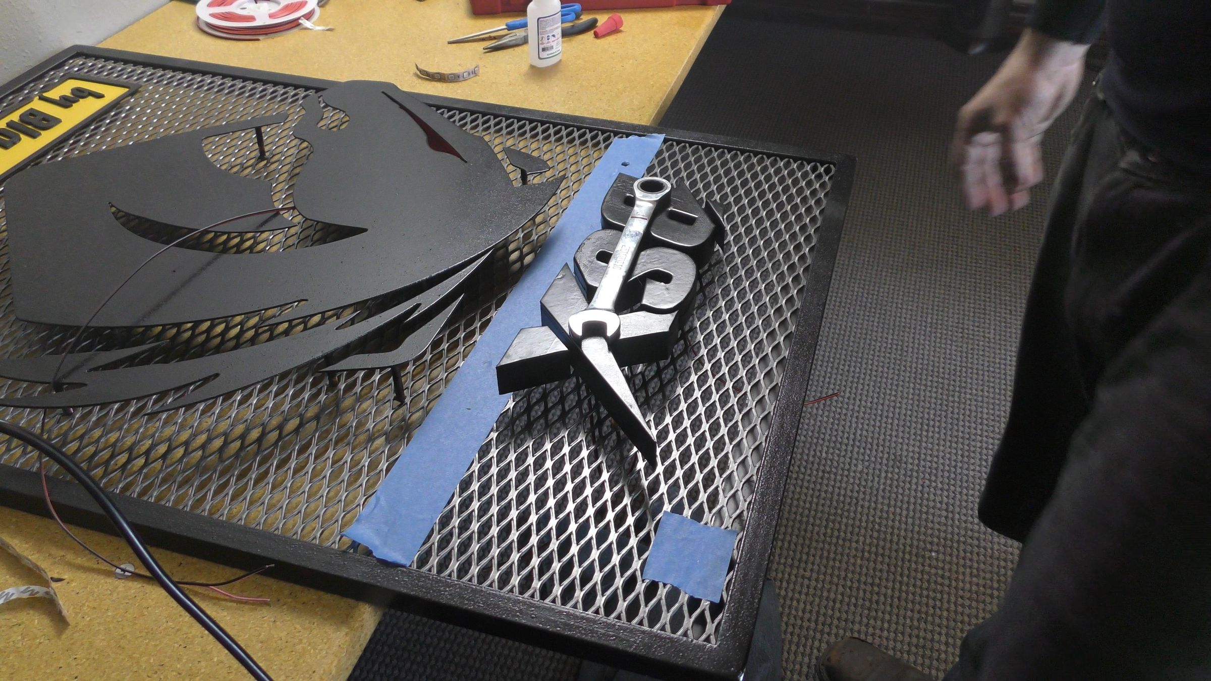Stud Mounted Sign With 3D Printed Letters : 17 Steps (with Pictures ...