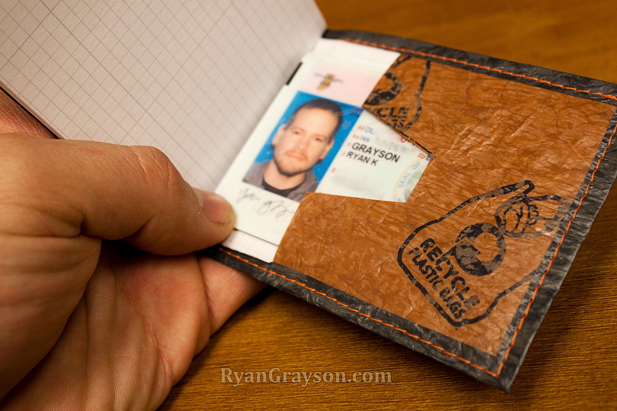 Pocket-sized Notebooks With Recycled Grocery Bag Covers : 17 Steps ...