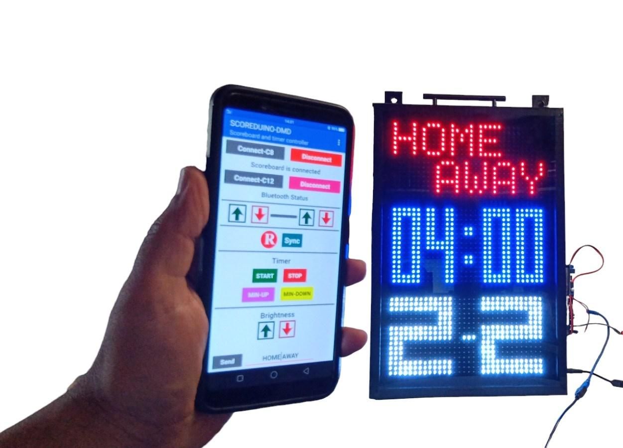 DIY Digital Scoreboards: Build Your Own Android App Bluetooth Controlled Digital Cricket, Tennis ...