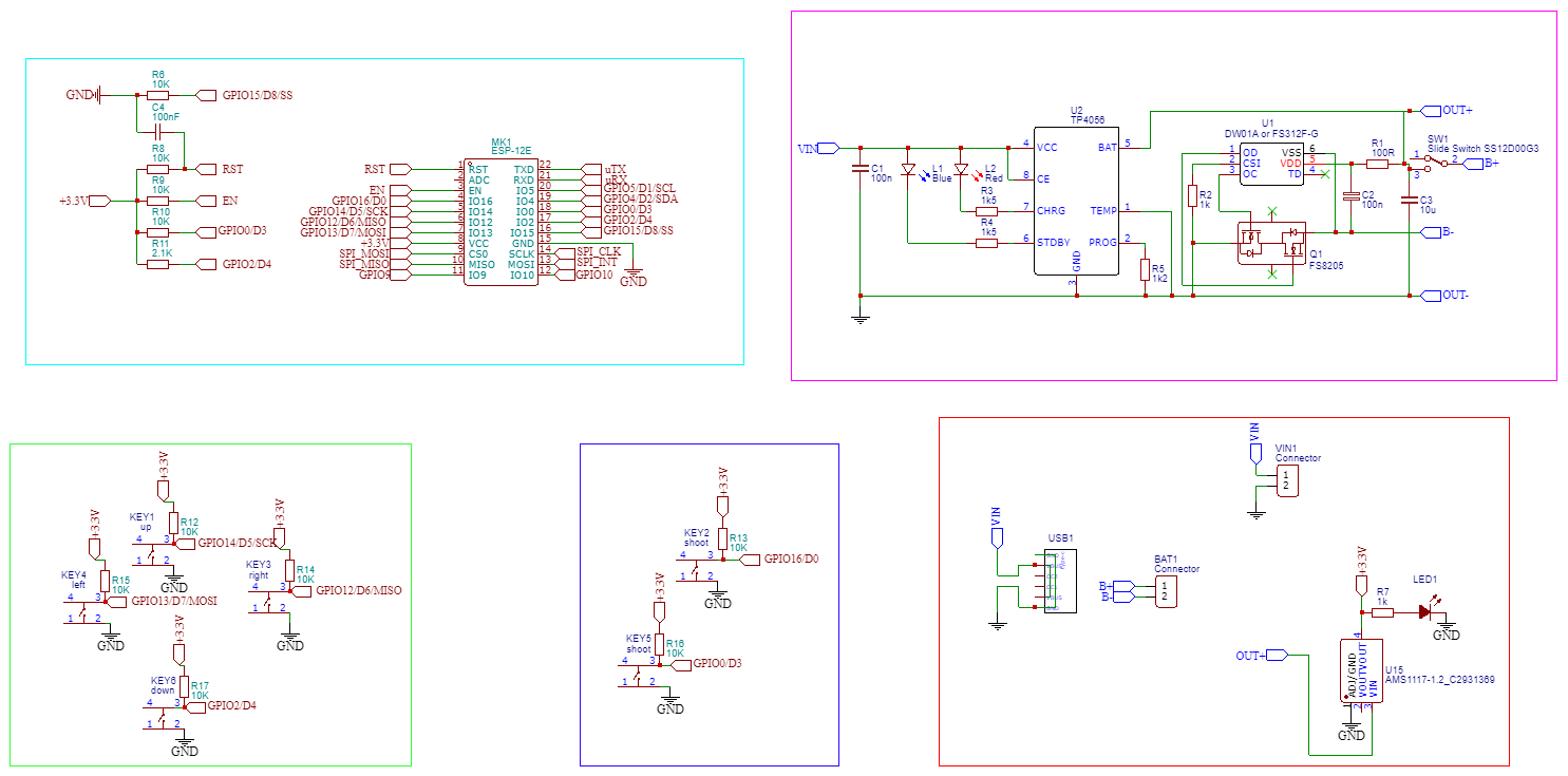 ESPBOY - ESP12E BASED GAMING CONSOLE : 9 Steps (with Pictures ...