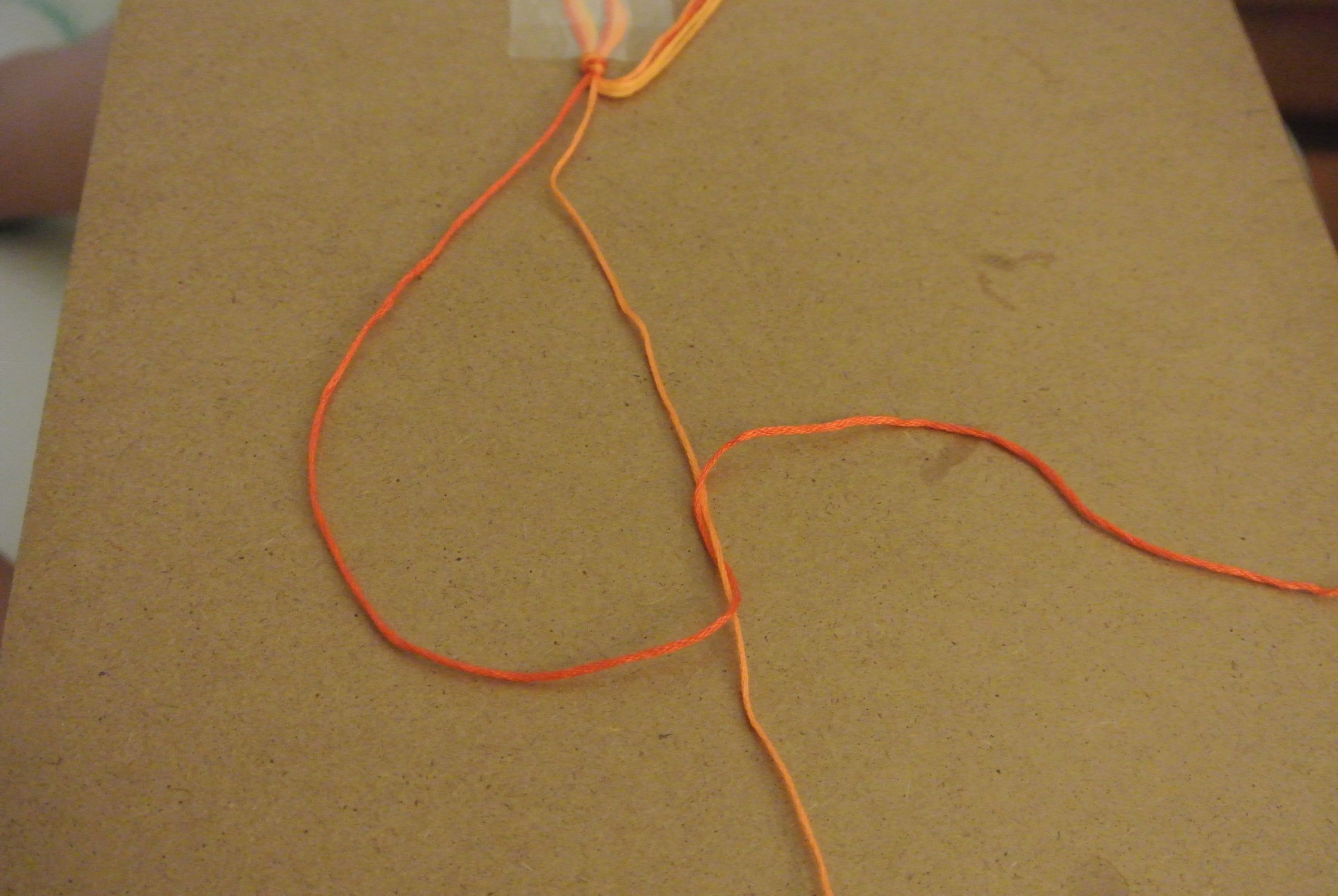 Easy ORANGE Candy Stripe Bracelet : 6 Steps - Instructables