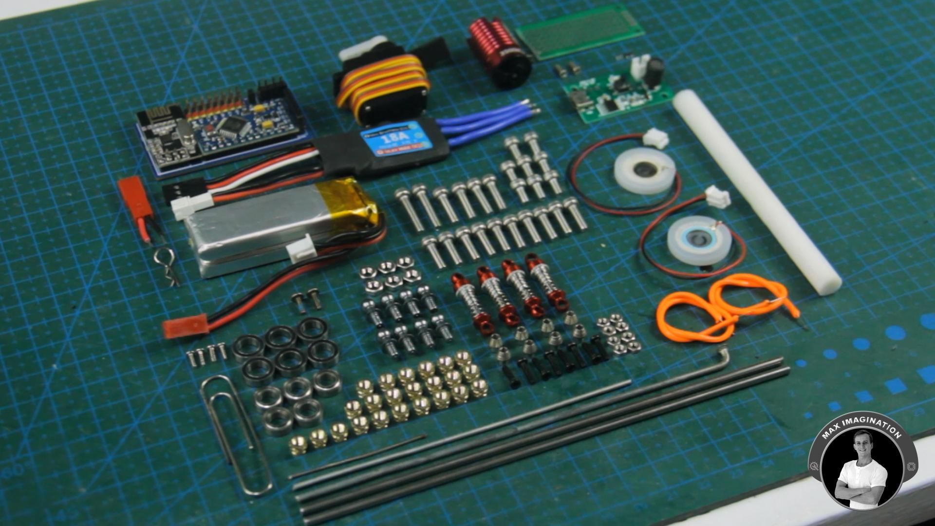 Build a 3D Printed Arduino RC Drift Car With Smoke Effect! : 28 Steps ...
