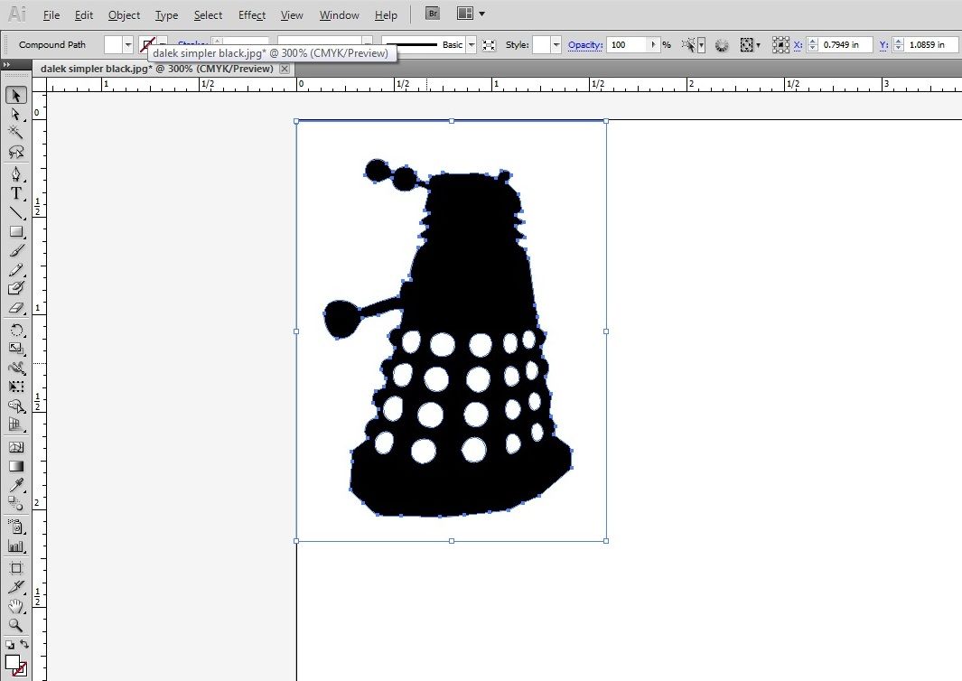 Simple Dalek Stencil