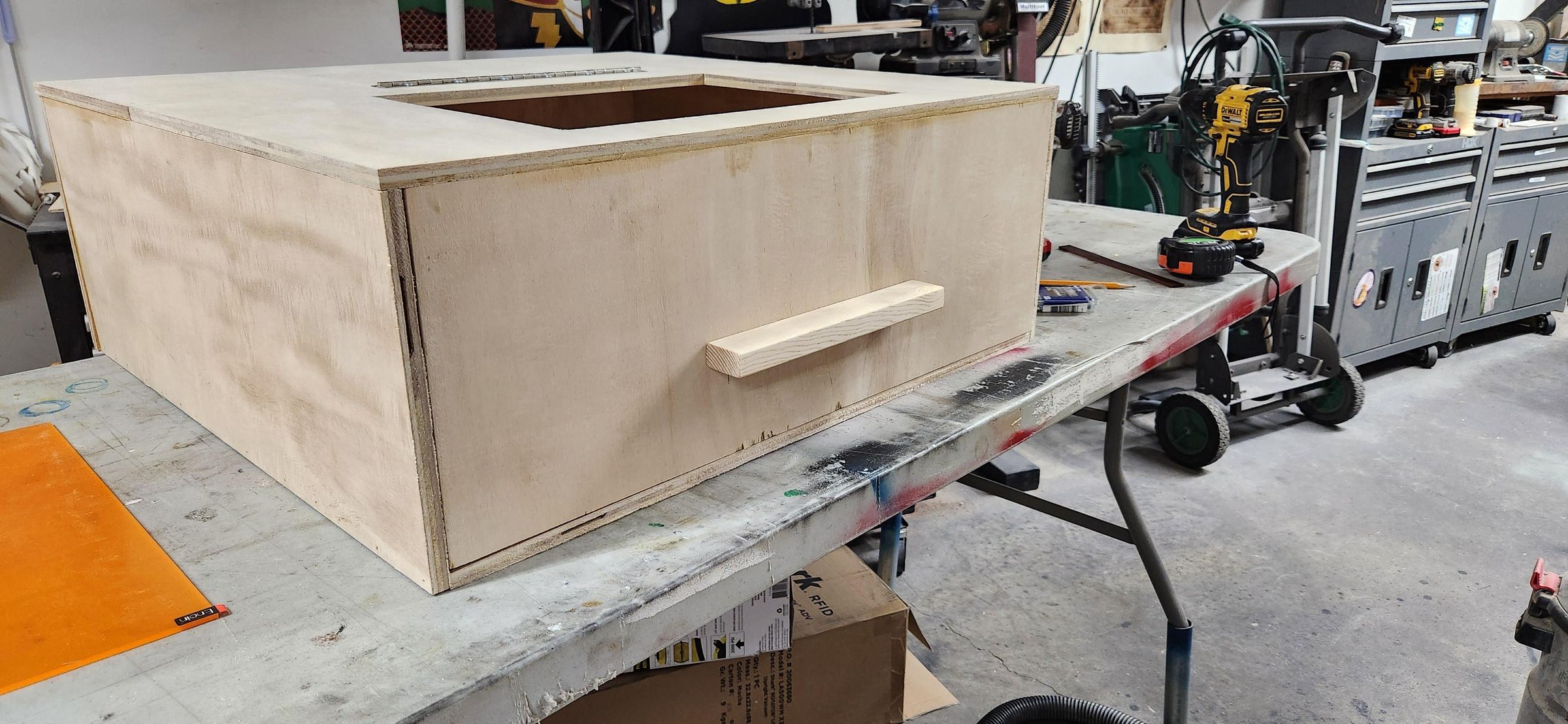 Plywood and Acrylic Laser Enclosure With Exhaust Fan and LED Lights ...