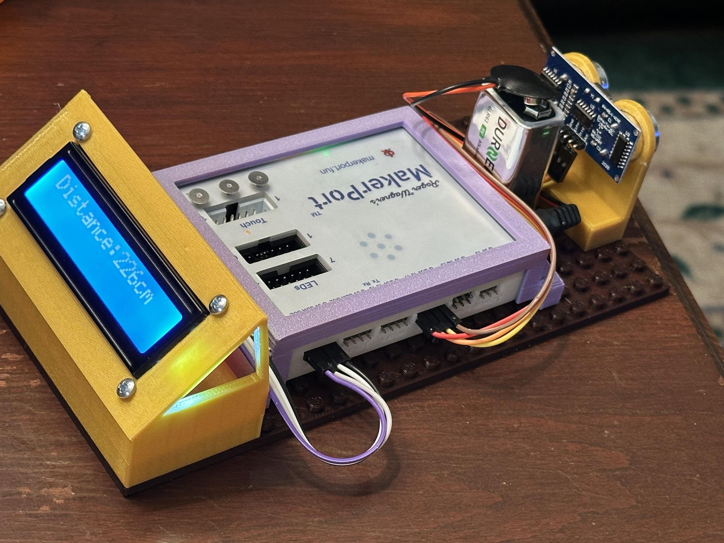 Distance Meter for the MakerPort Using 3D Printed LEGO Designed Parts ...