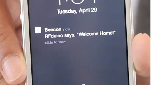 Rfduino Ibeacon Welcome Home 4 Steps Instructables