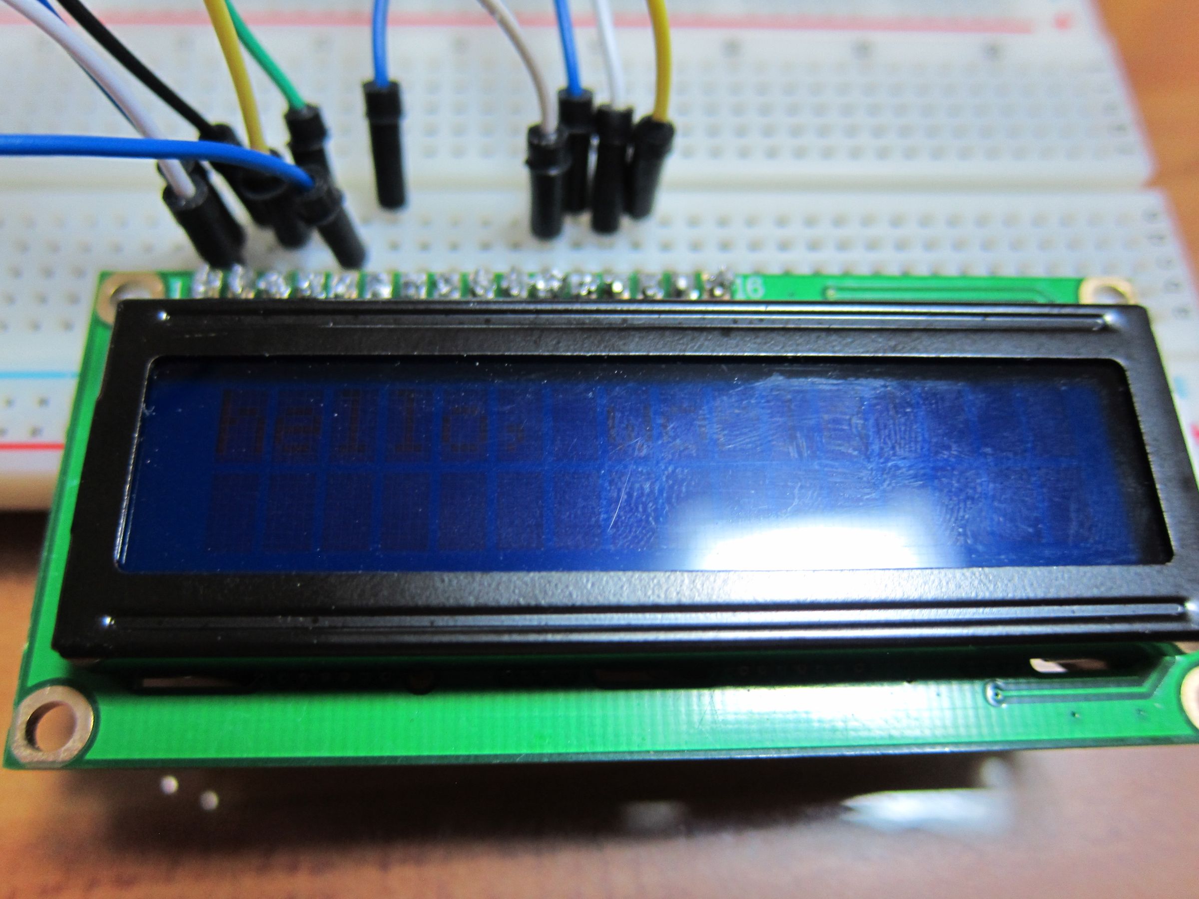 My First Project: Arduino LCD 16x2 Display : 4 Steps - Instructables