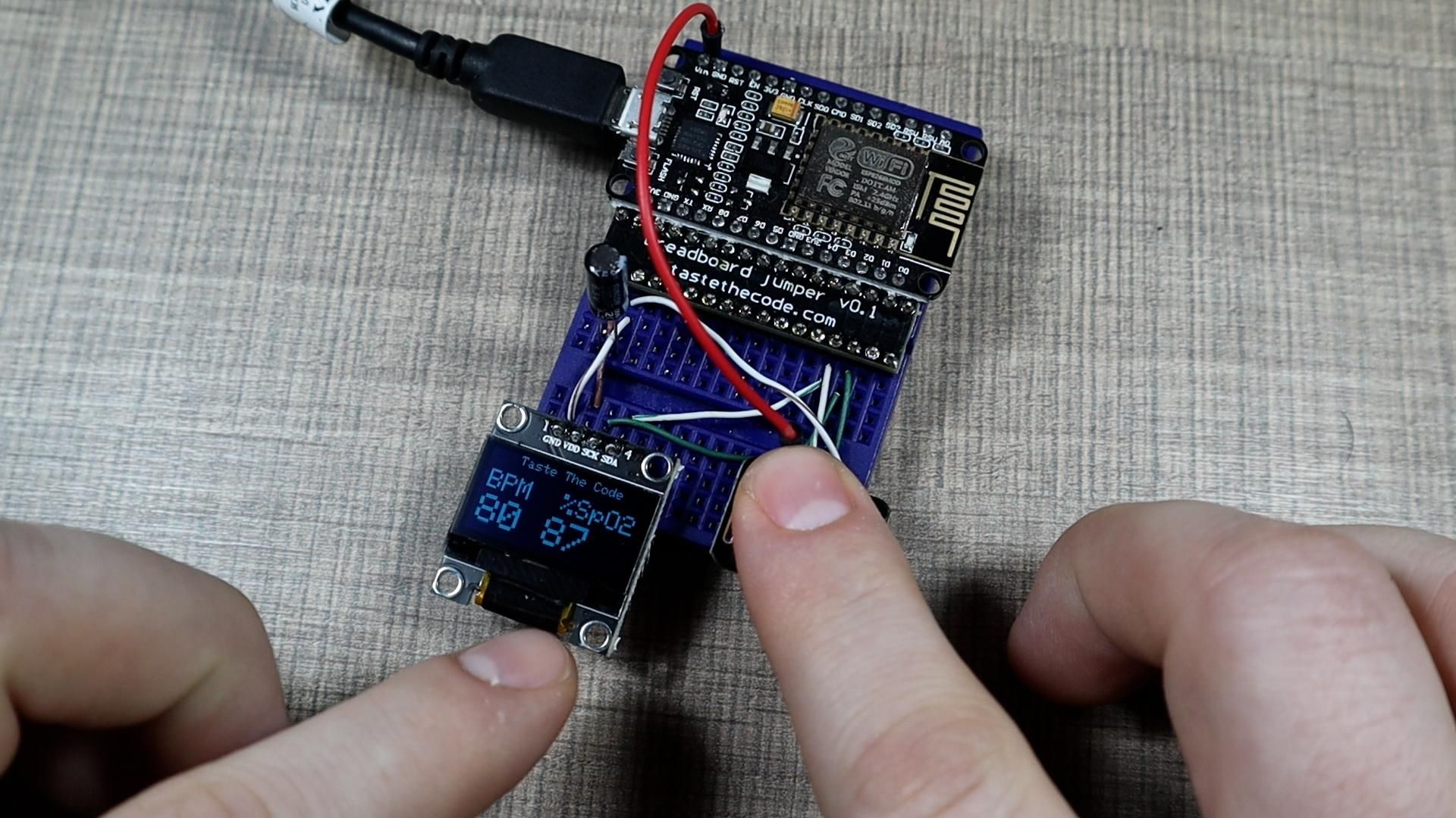 Pulse Oximeter With MAX30105, NodeMCU and an SSD1306 OLED Screen : 5 Steps (with Pictures ...