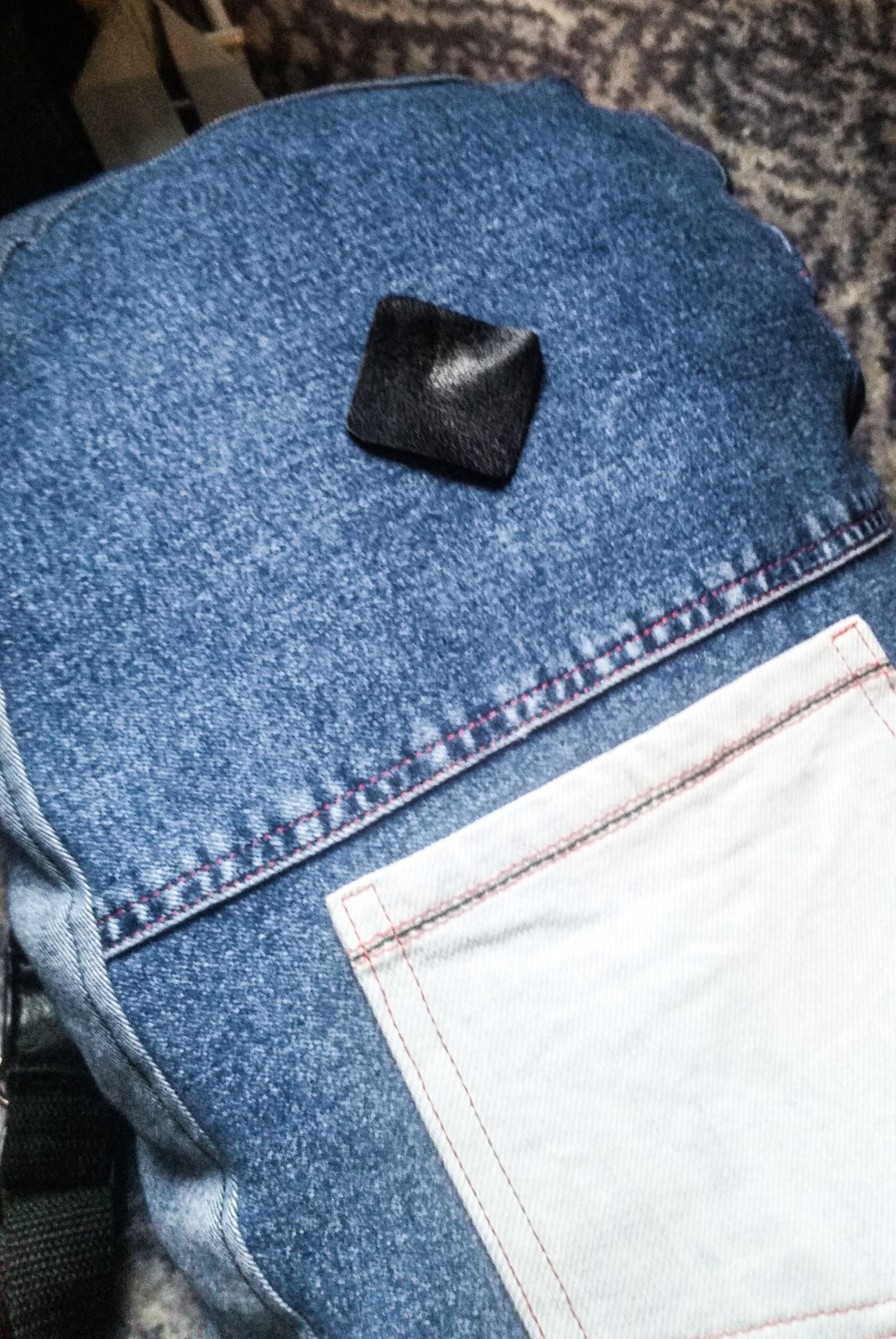 Color-Block Backpack From Old Jeans : 16 Steps (with Pictures ...