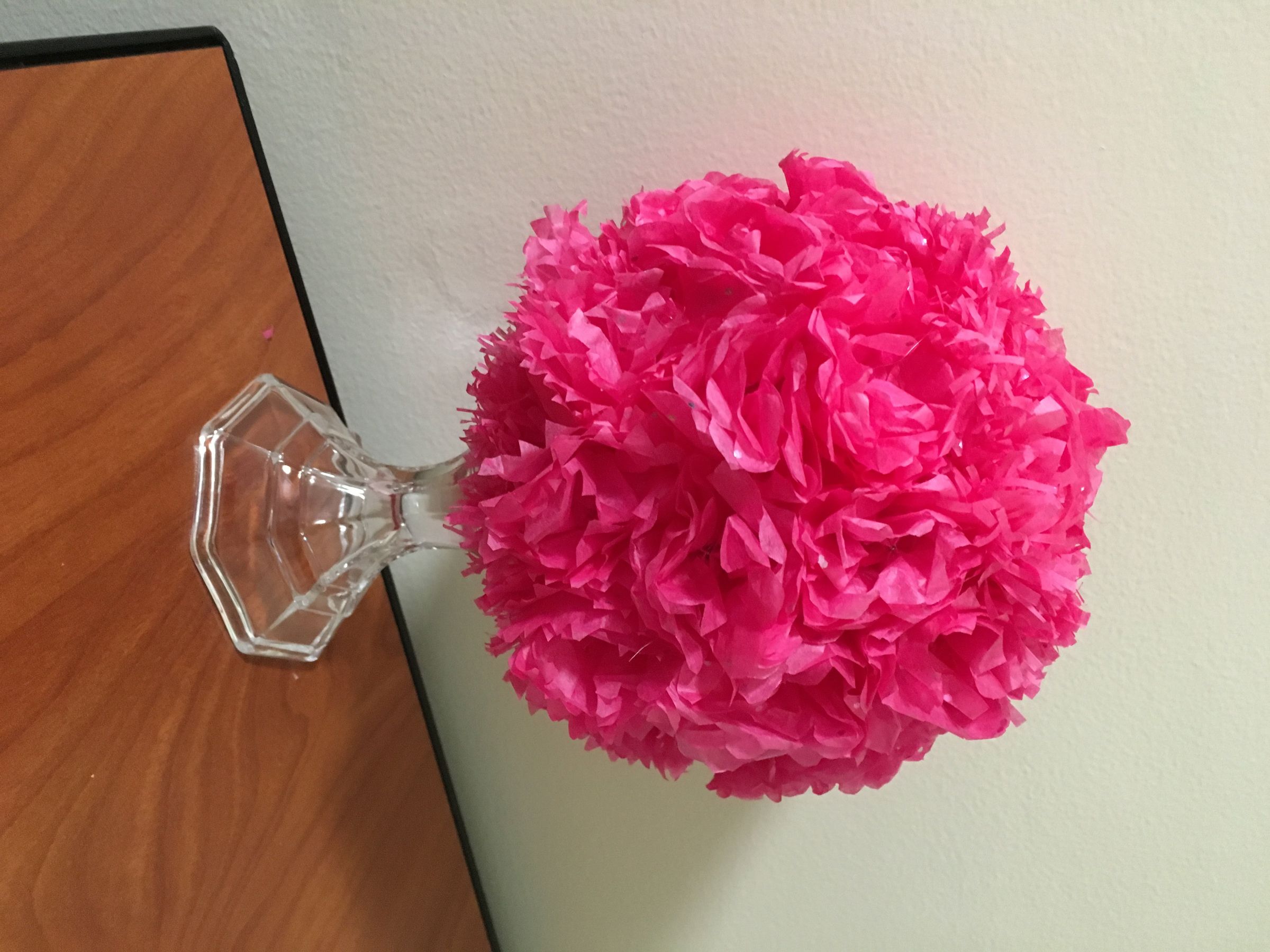 Tissue Paper Flowers Wedding Centerpieces