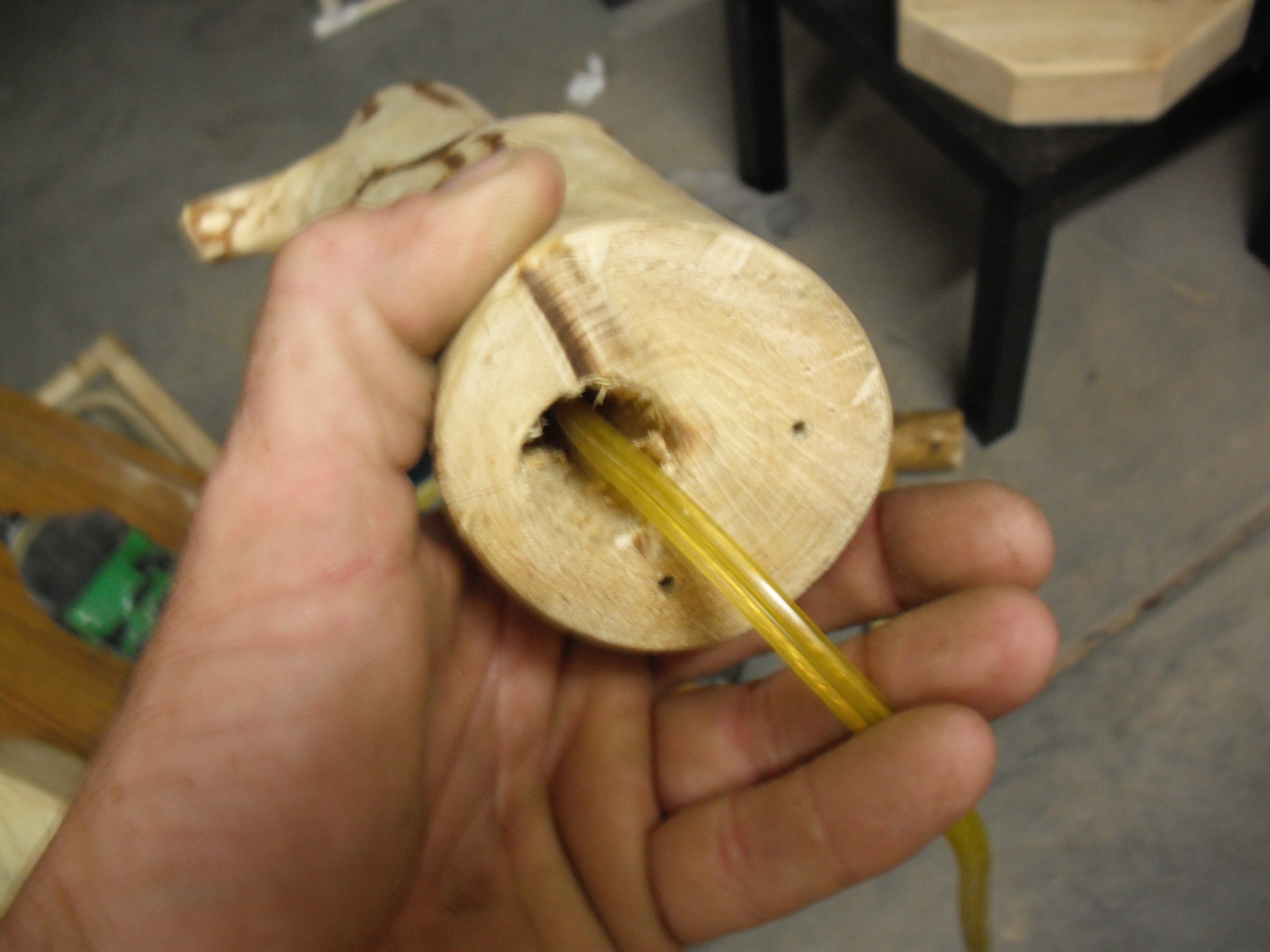 How to Make a Custom Pine Log Lamp on the Cheap! : 6 Steps - Instructables