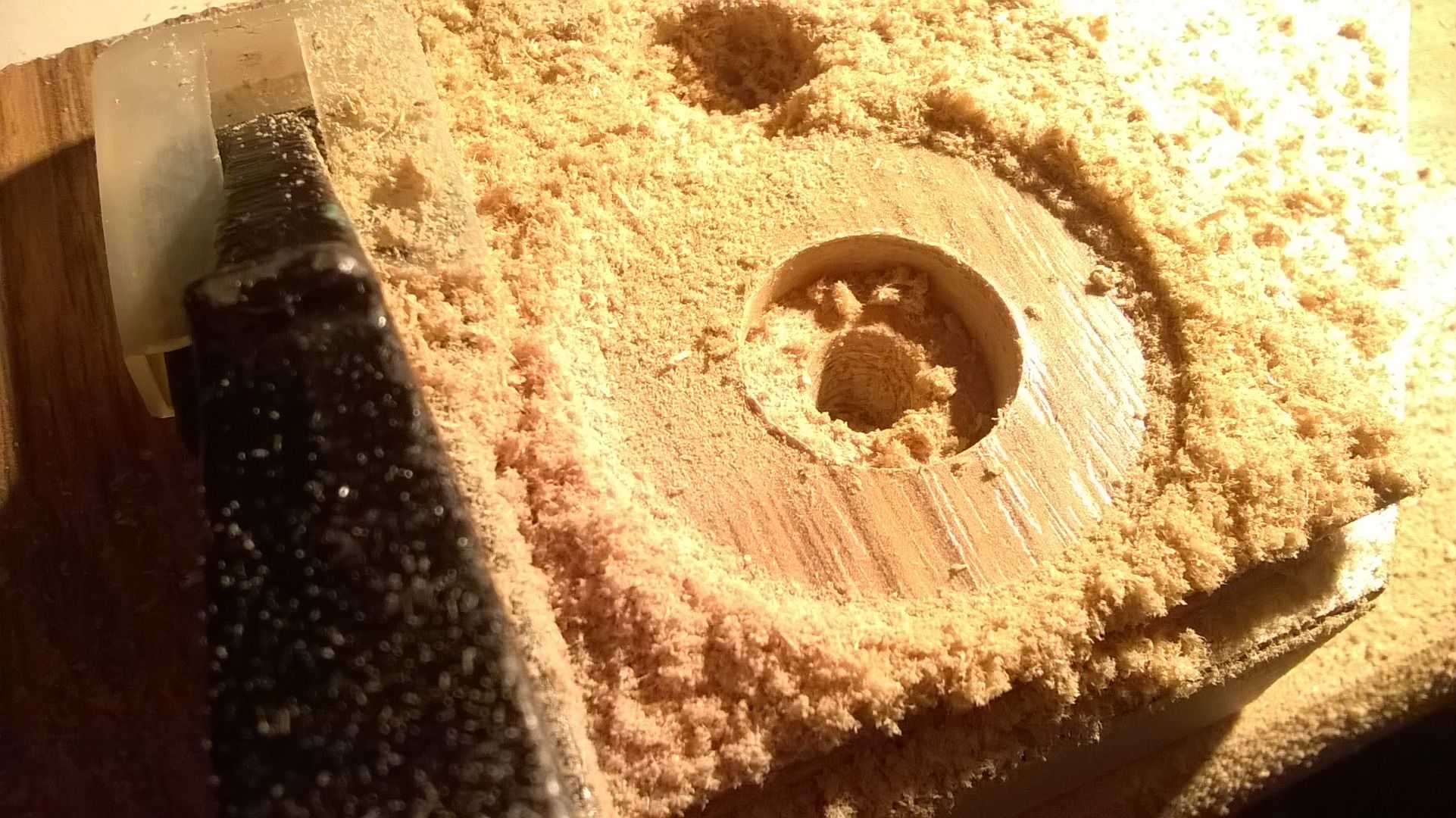 Wooden Precision Mini Router Base for Rotary Tool (with Cardboard ...