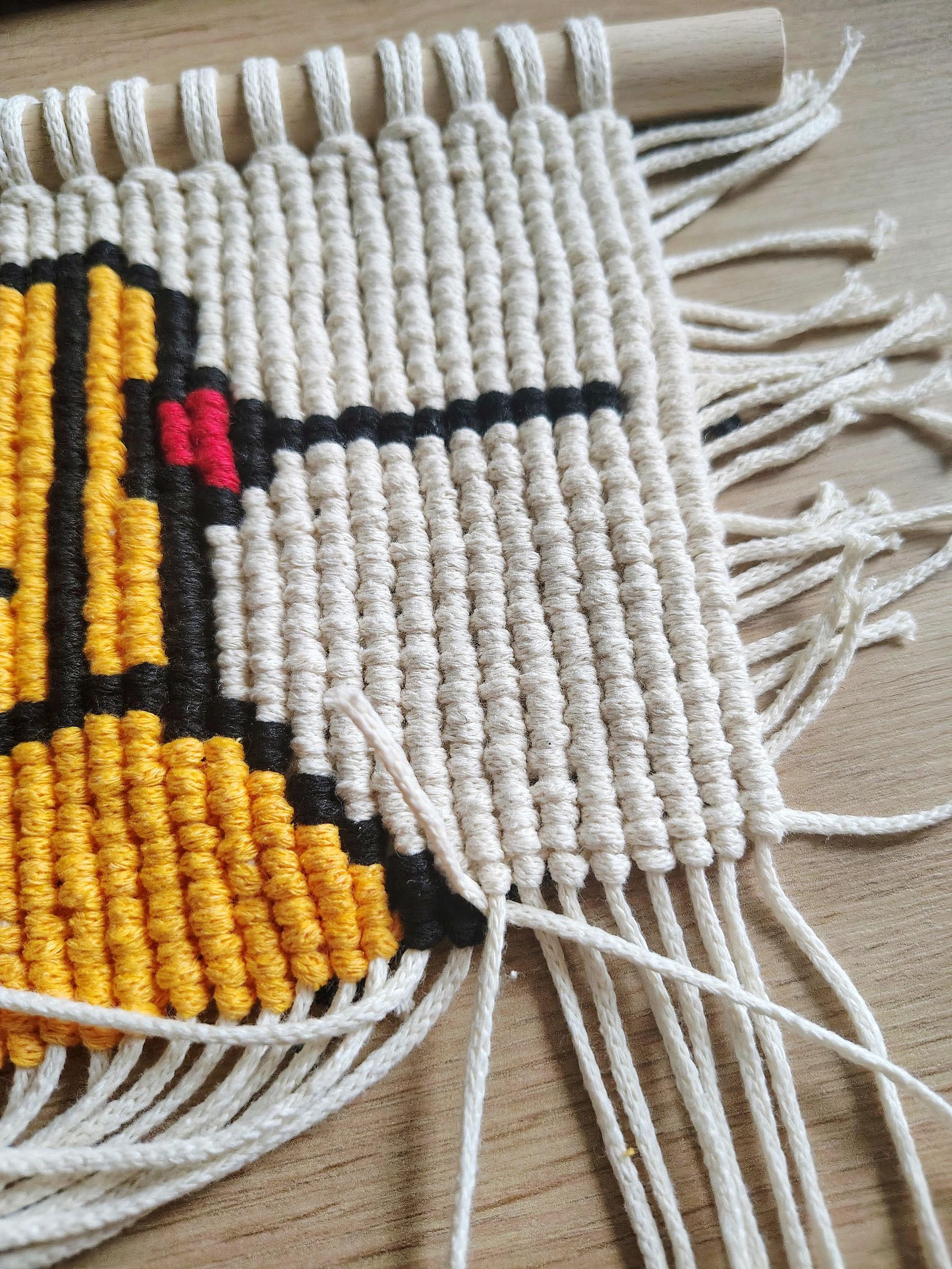 Making an Instructables Robot Macrame Wall Hanging : 15 Steps (with Pictures) - Instructables