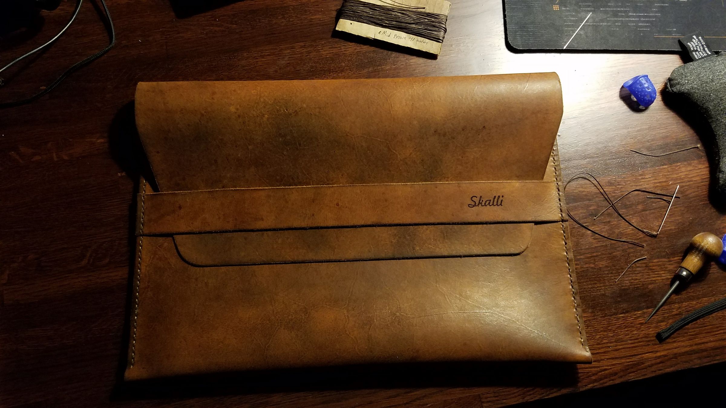 Custom Leather Laptop Sleeve : 18 Steps (with Pictures) - Instructables
