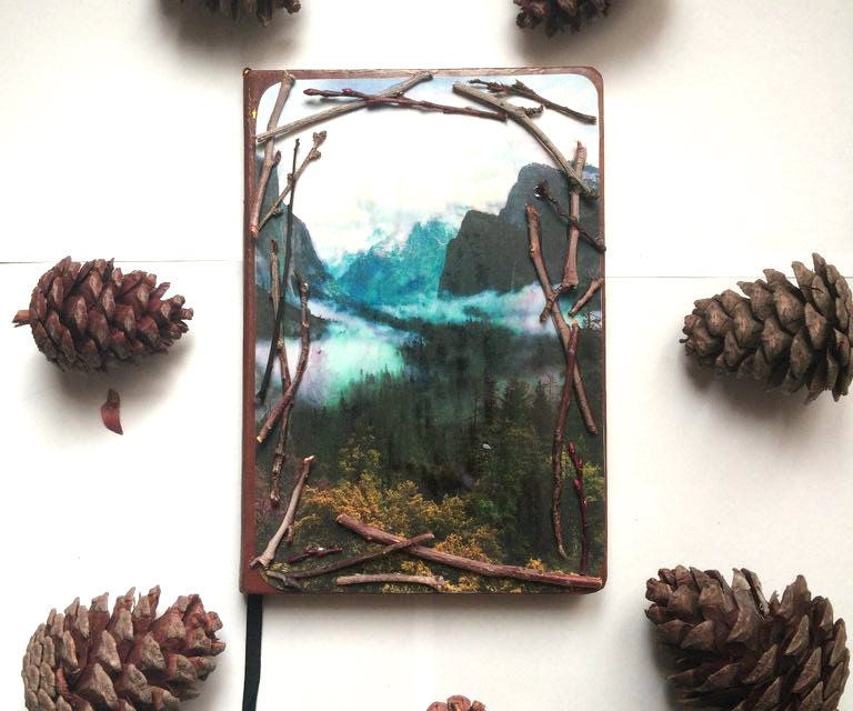 Nature Inspired Notebook Cover : 5 Steps (with Pictures) - Instructables