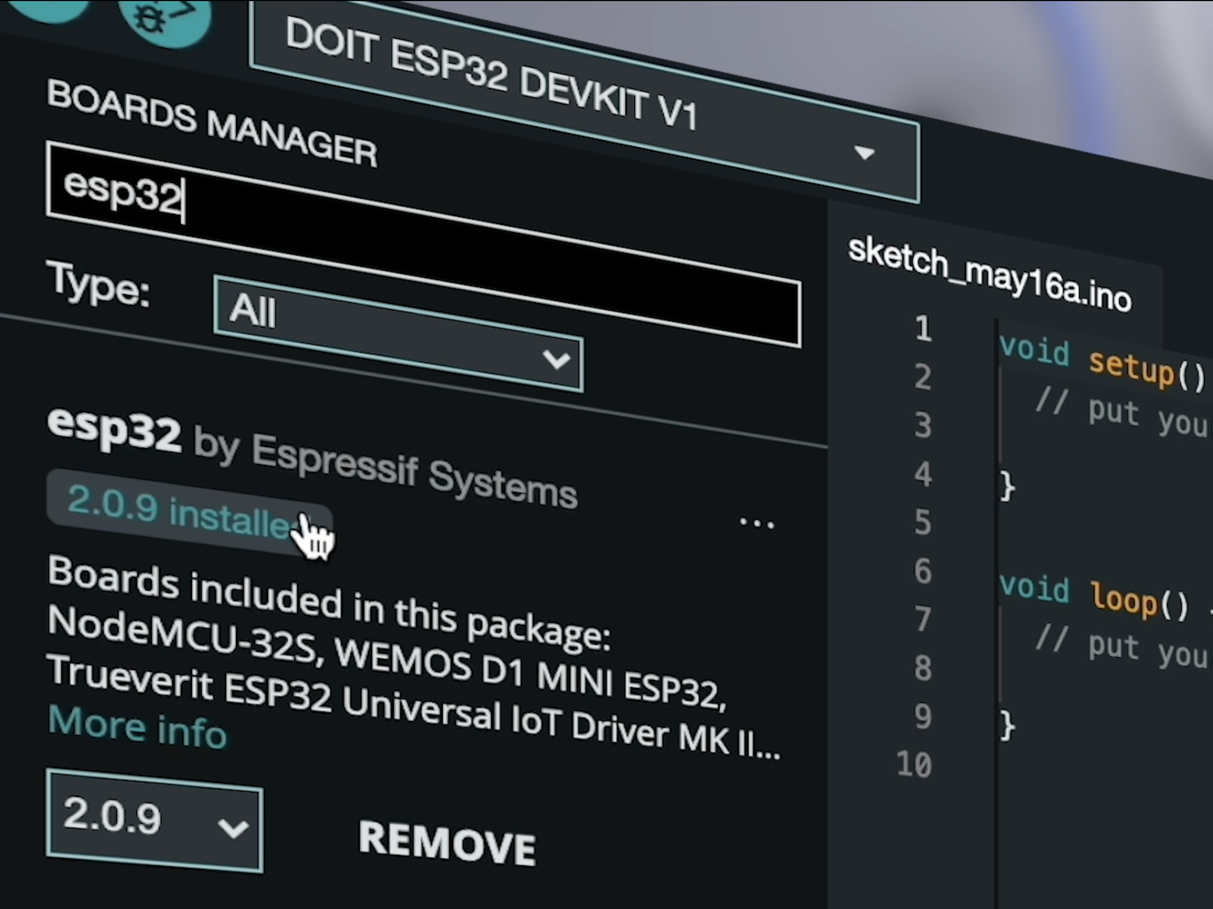 One and Multiple Servo Motor Control With ESP32 Development Board : 8 ...