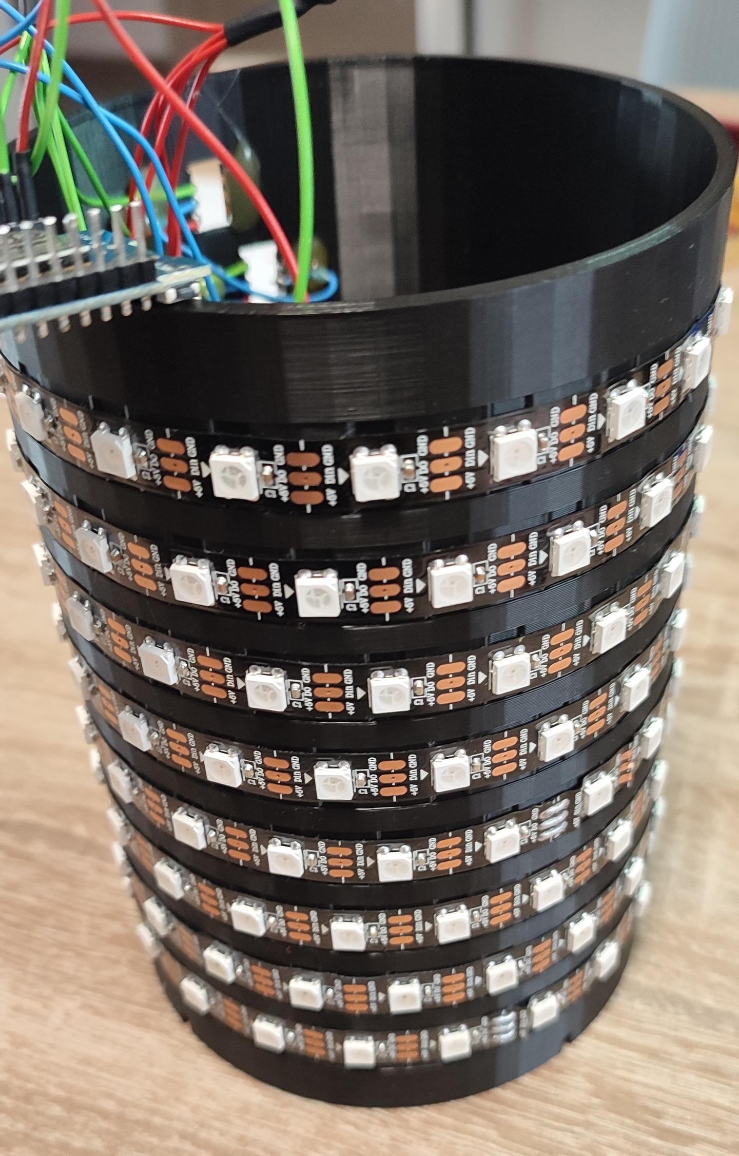 An Eye-Catching 3D Printed Hexagonal Cells LED Lamp : 4 Steps (with ...