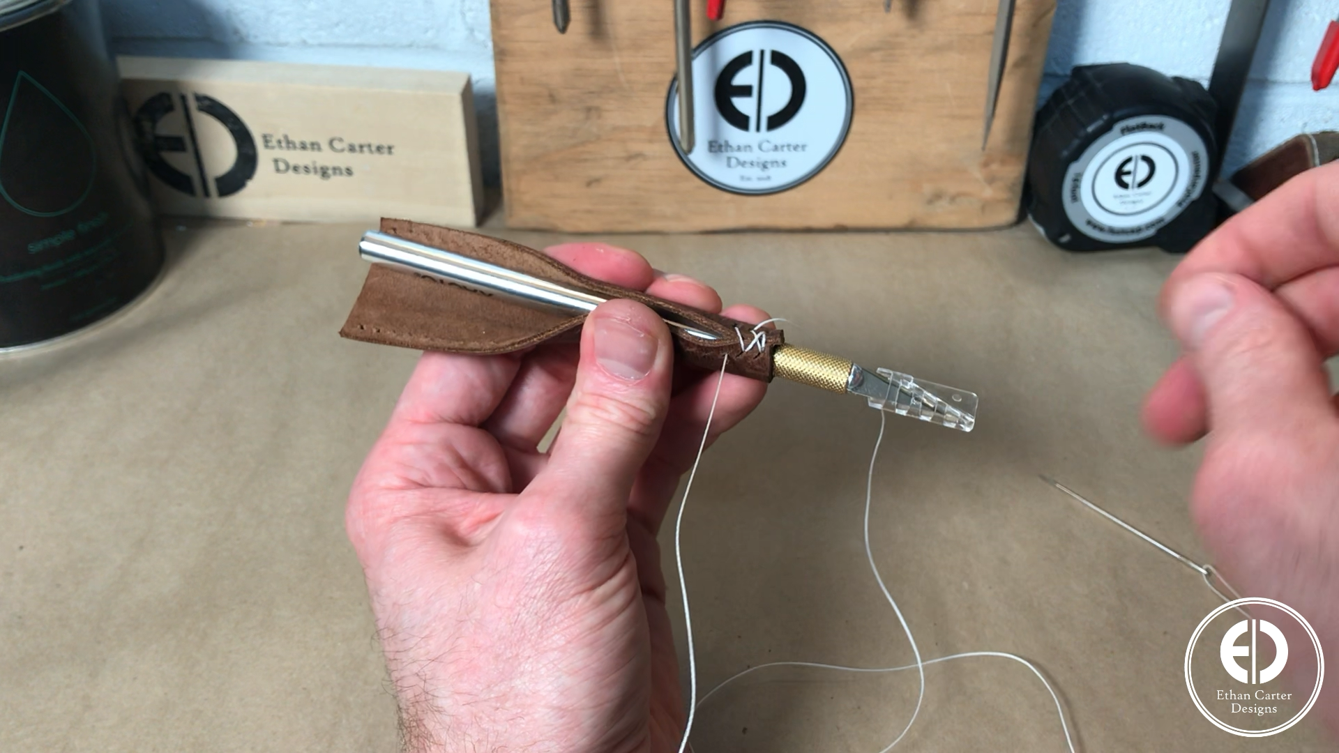 Leather Stitching: How-To Three Ways : 4 Steps (with Pictures ...