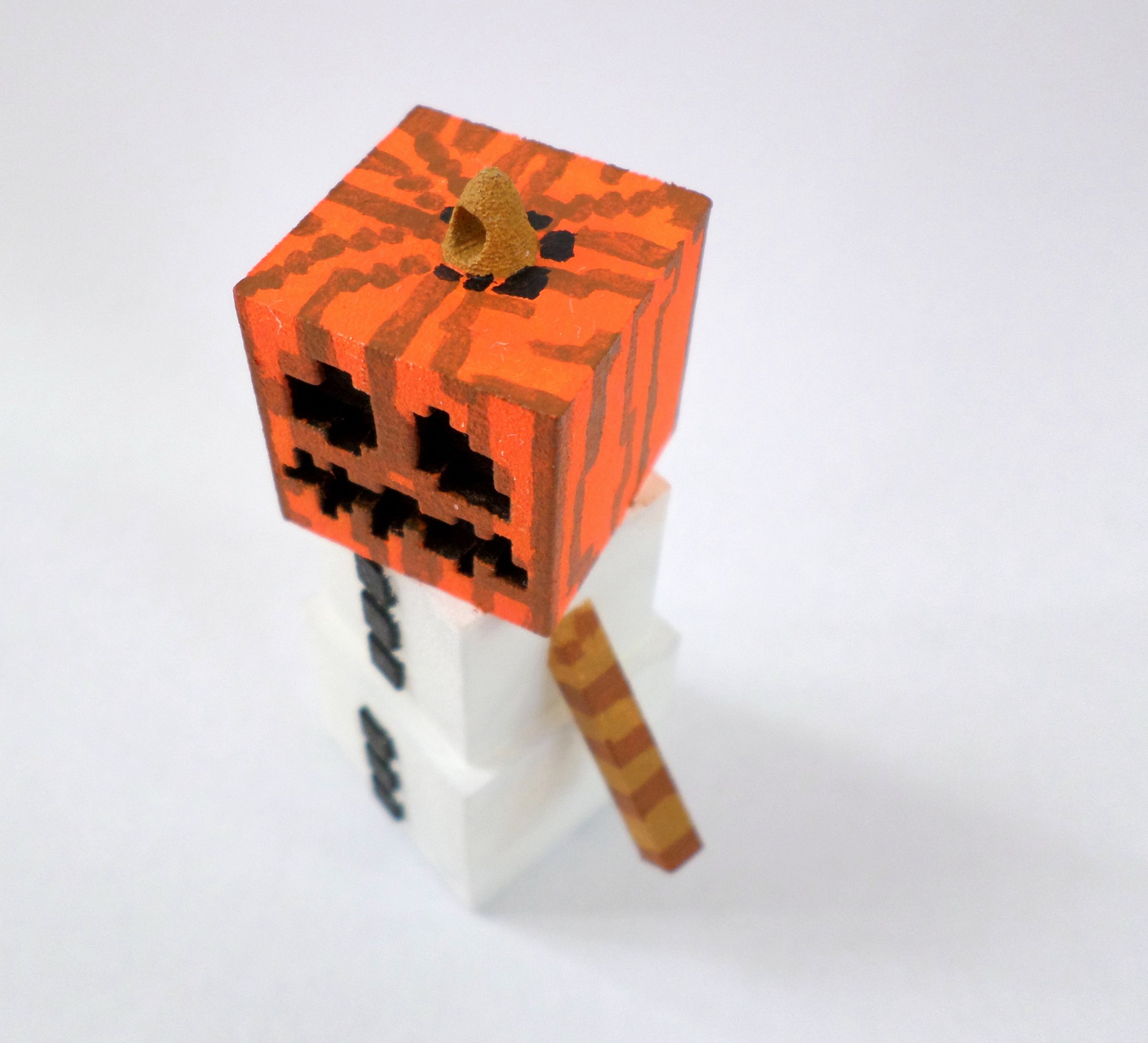 Real Life Minecraft Snow Golem