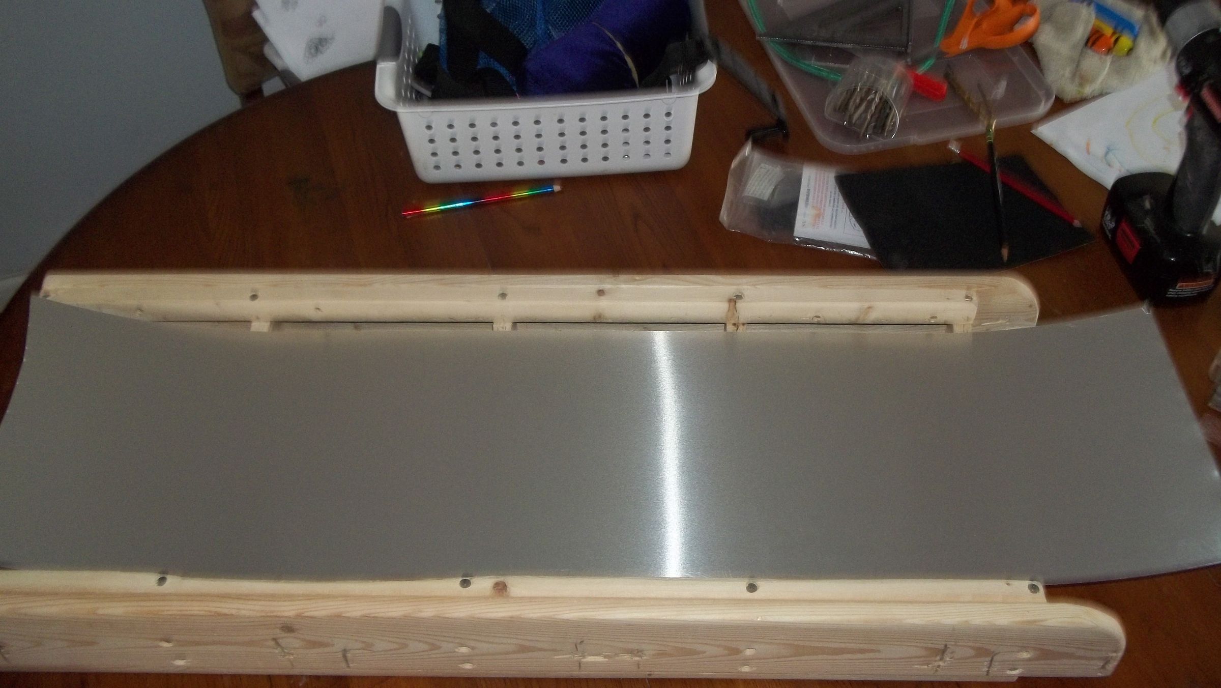 How to Turn a Twin Sized Box Spring Into a Cool Sled : 18 Steps ...