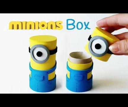 DIY Crafts: MINIONS BOX From Cardboard Tube - Instructables