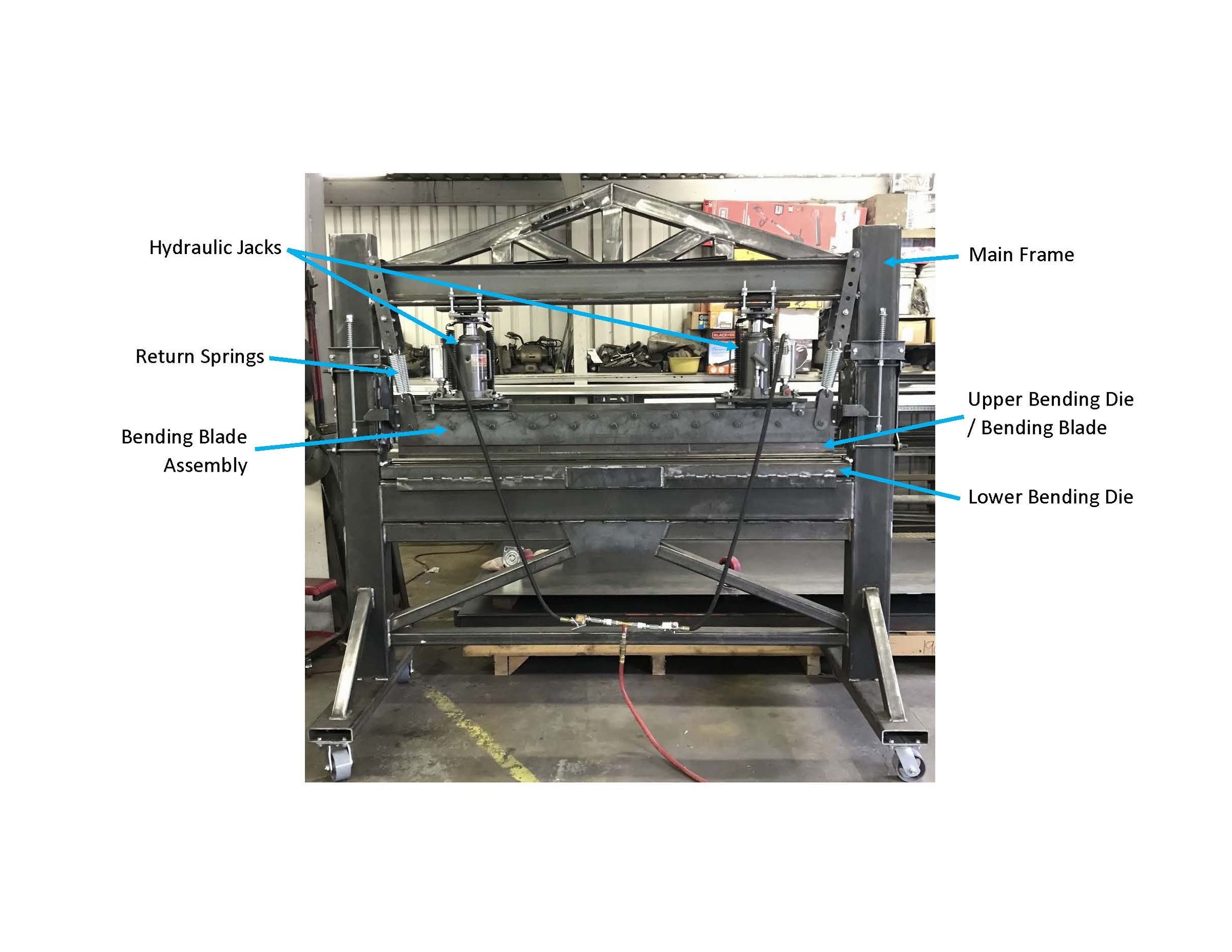 Building a 40 Ton Hydraulic Press Brake Machine : 21 Steps (with ...